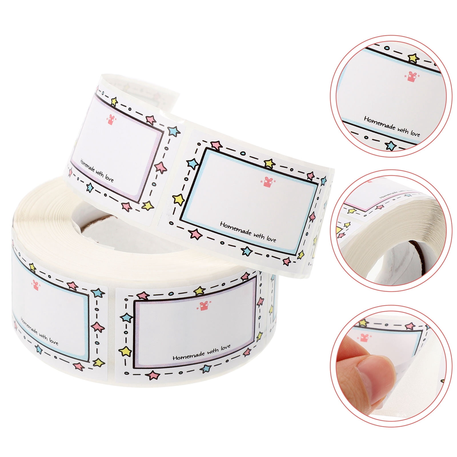 WHAMVOX 500 Sheets of Compact Portable Food Labels Multi function ...