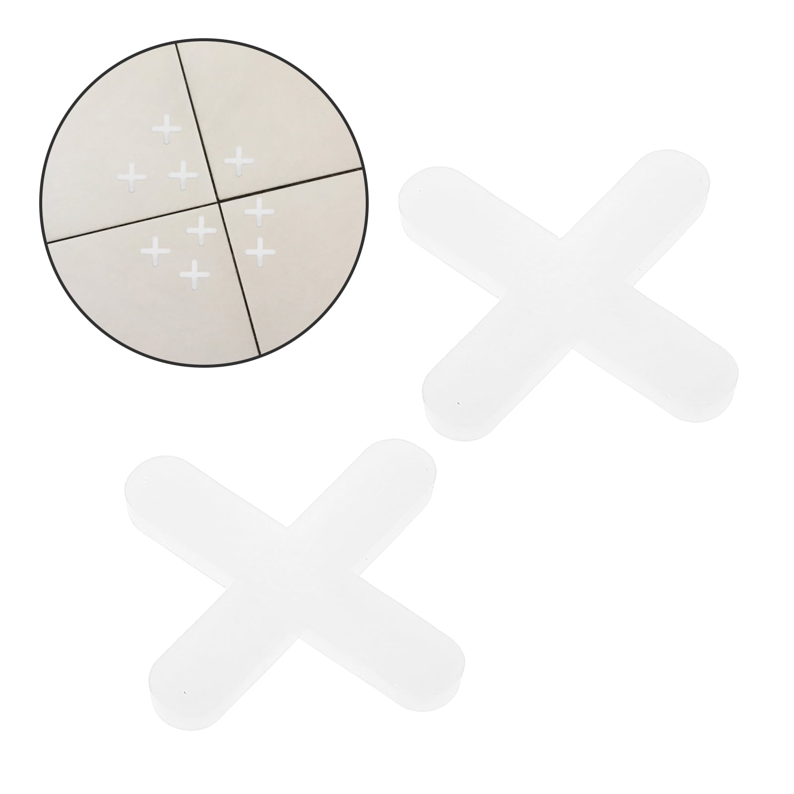 WHAMVOX 500pcs Reusable Tile Leveling Clips Spacers 4mm Tile Spacer ...