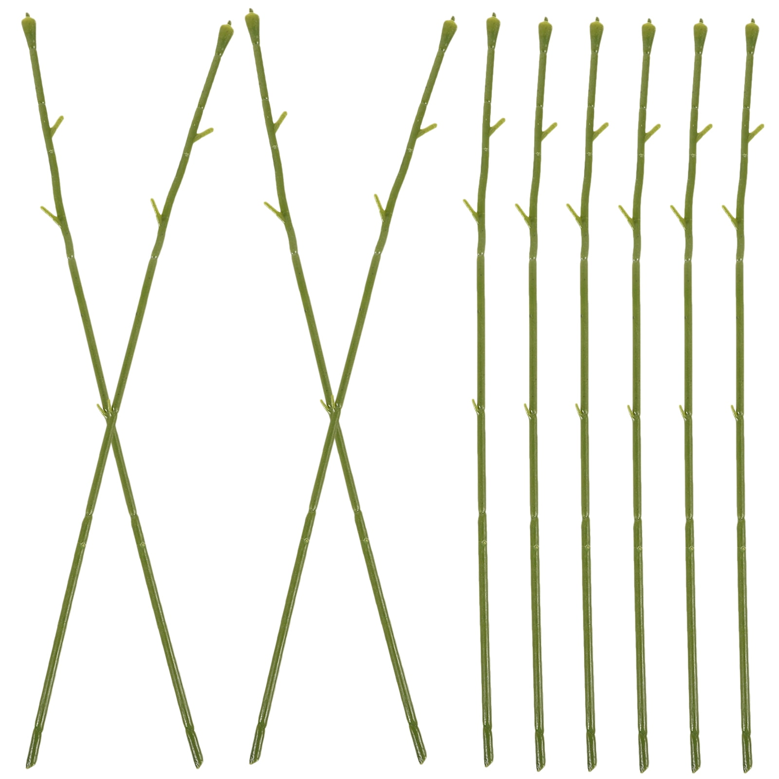 WHAMVOX 50Pcs Artificial Stems Fake Floral Stem Flower Stems Artificial ...