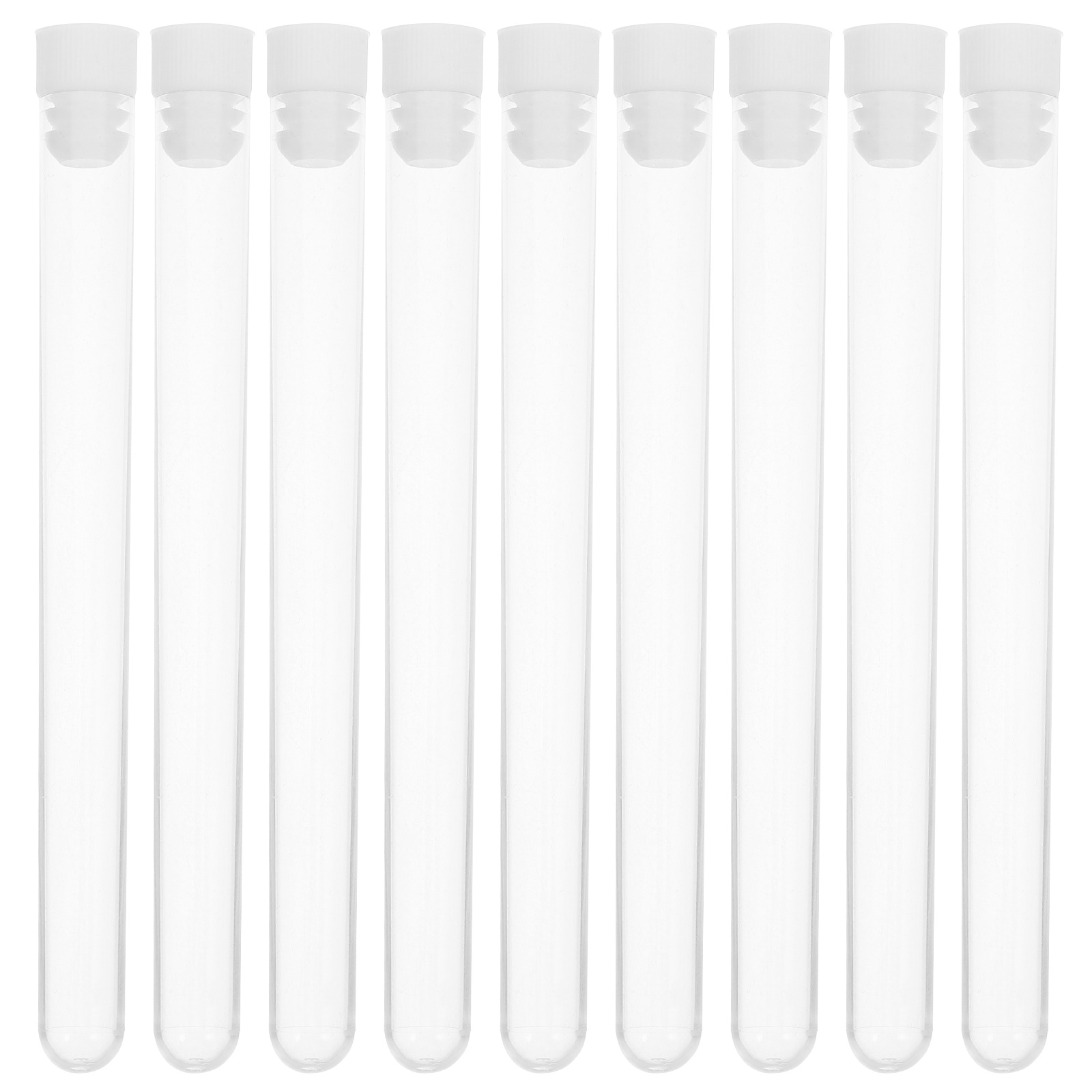 WHAMVOX 50pcs Clear Test Tubes with Cap Plastic Test Tubes with Lid for ...