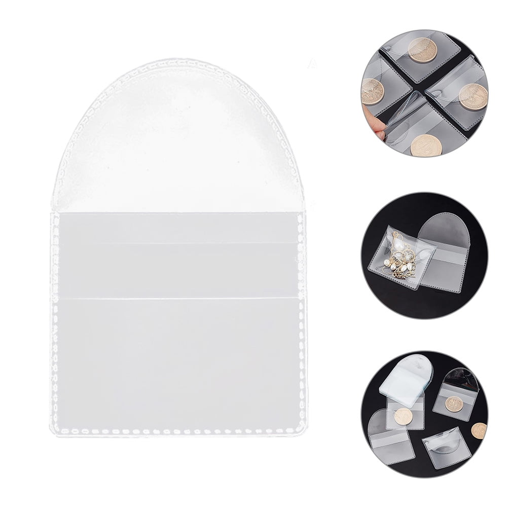 WHAMVOX 50pcs Coin Holders Commemorative Coin Storage Bags Collection ...