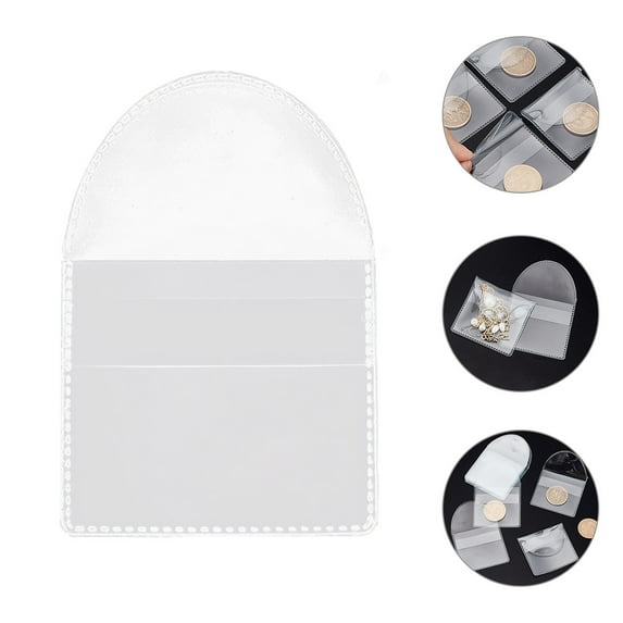 WHAMVOX 50pcs Coin Holders Commemorative Coin Storage Bags Collection ...