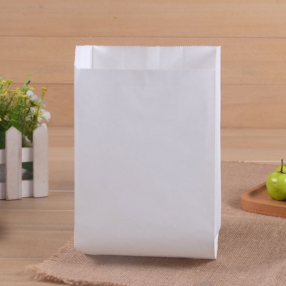 WHAMVOX 50pcs Disposable Food Paper Bags Chips Chicken Chop Shredded ...