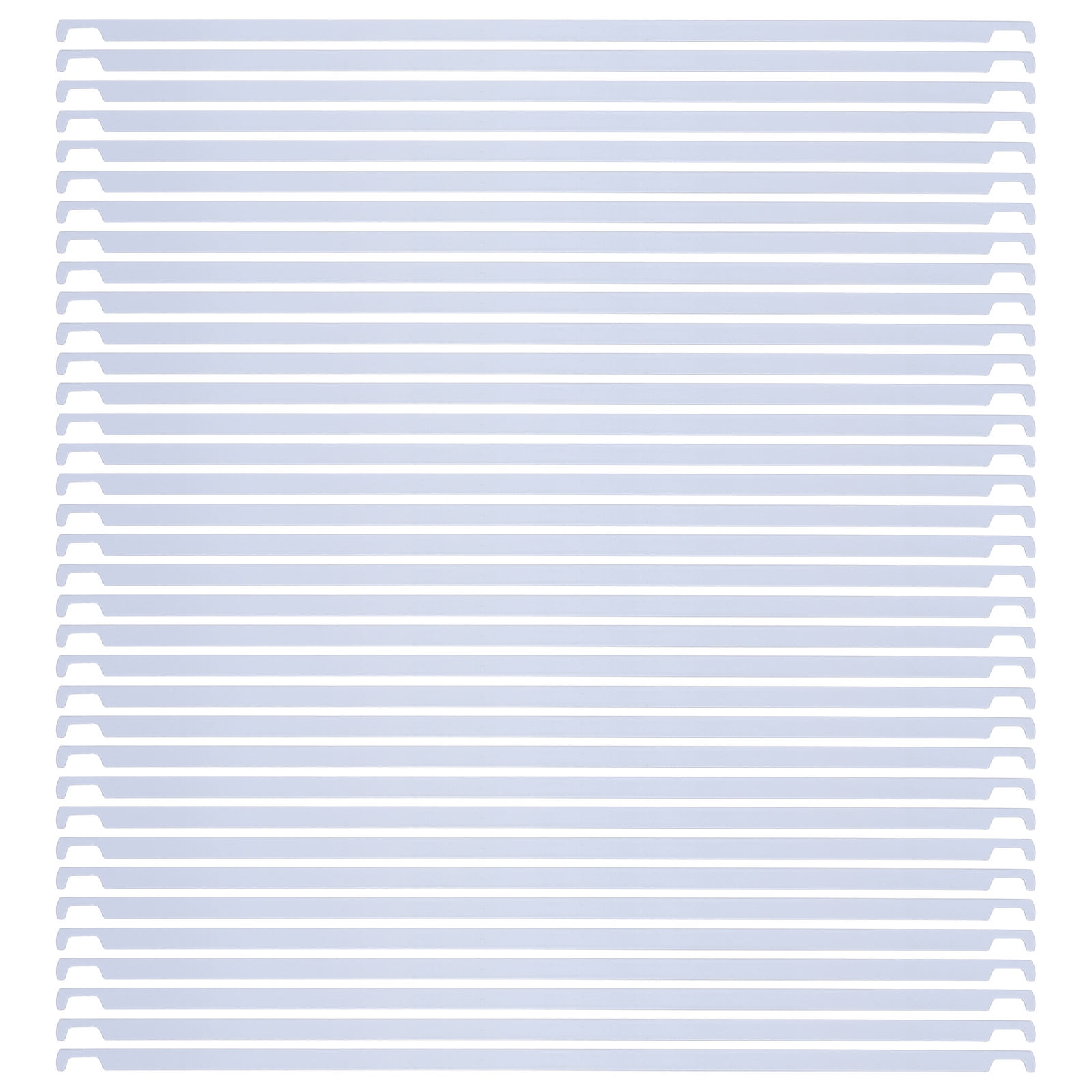 WHAMVOX 50pcs Heavy Duty Metal Hanging File Rail File Folder Divider ...