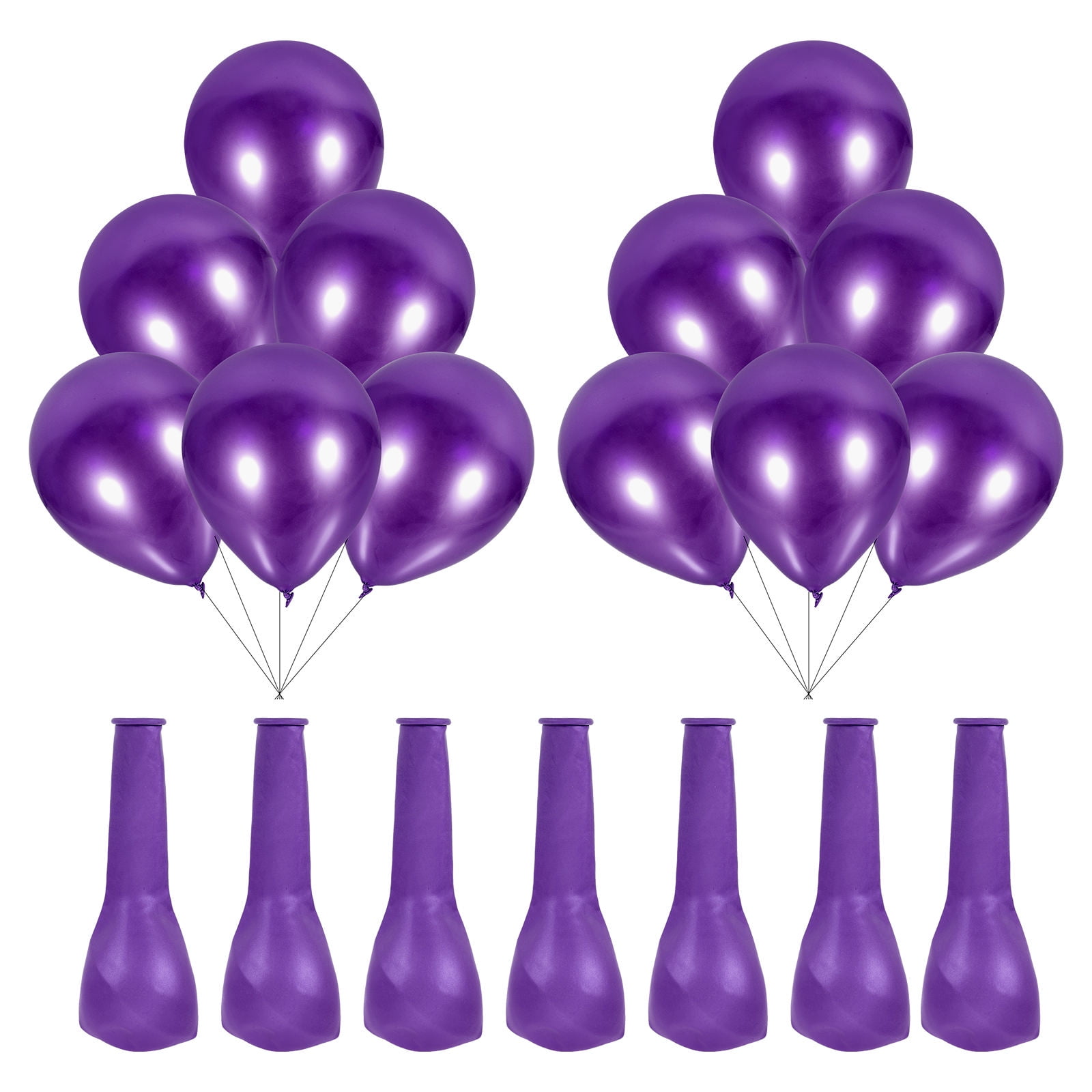 WHAMVOX 50pcs Large Balloons Birthday Party Balloons Latex Balloons ...