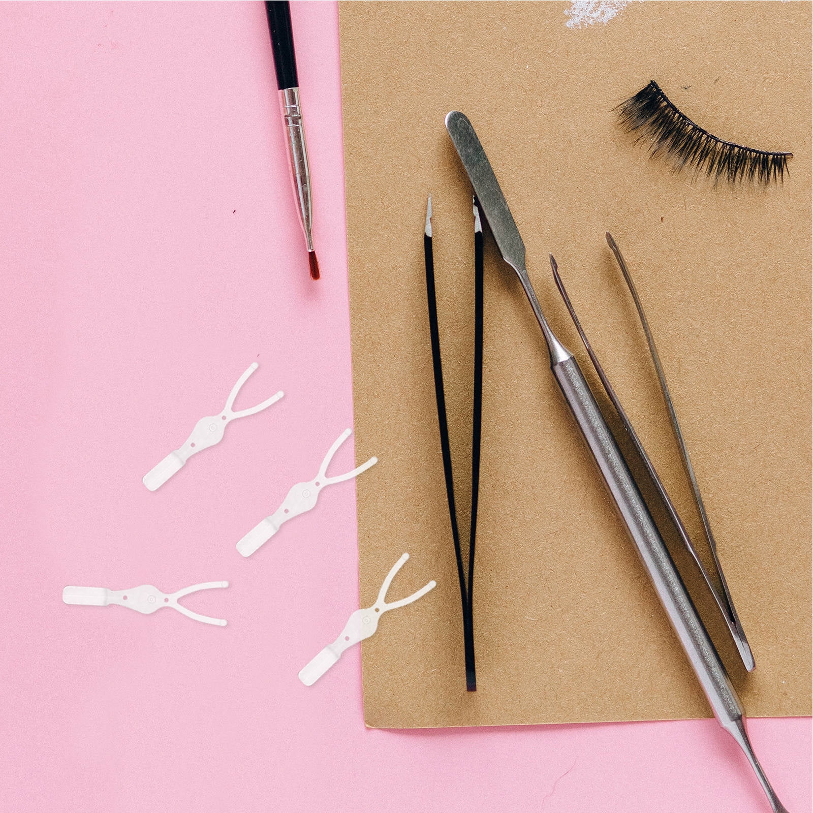 WHAMVOX 50pcs Y Stick Double Eyelid Cream Eye Makeup Tools For Eyelid ...