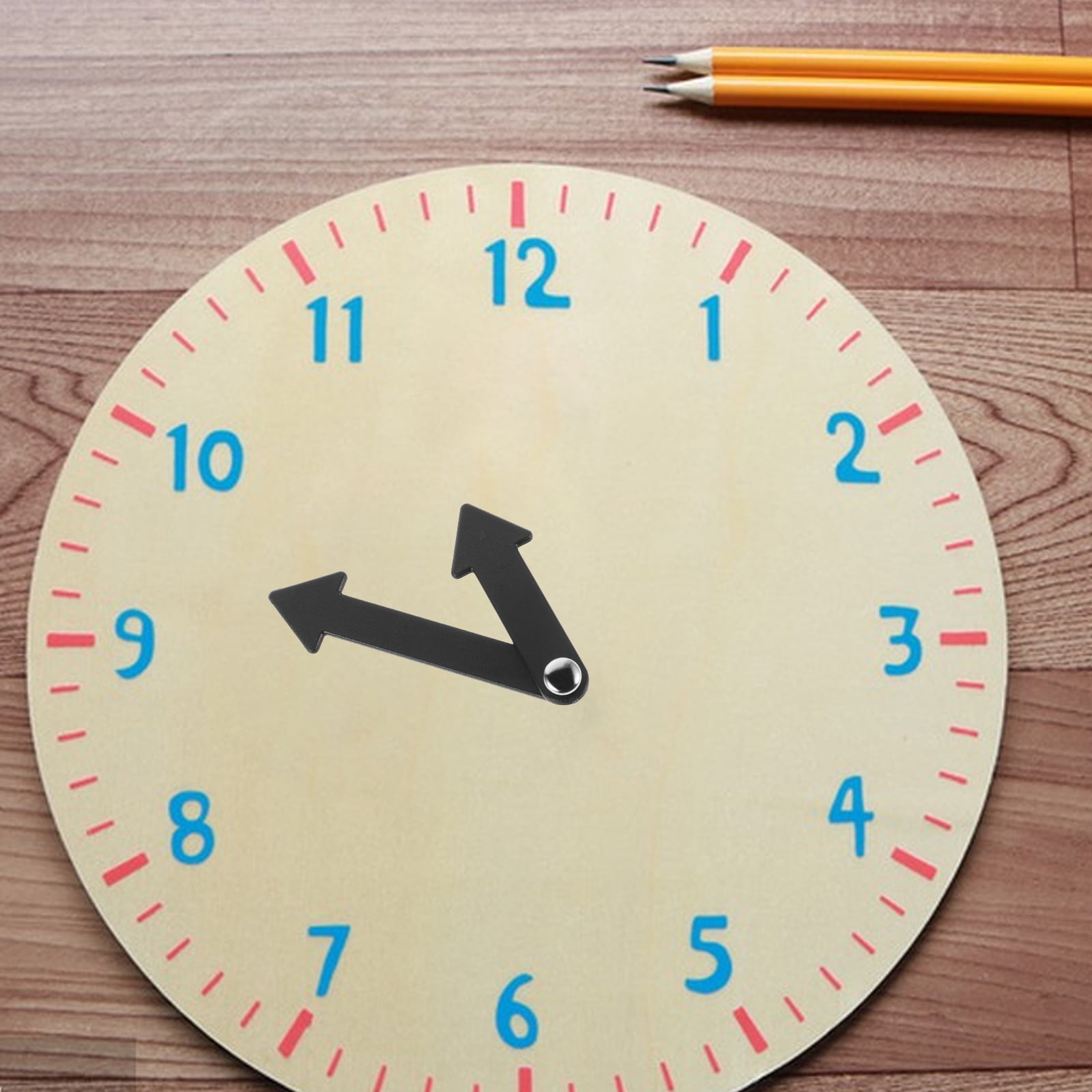 WHAMVOX 5Pcs Plastic Clock Hands for Classroom Teaching DIY Time ...