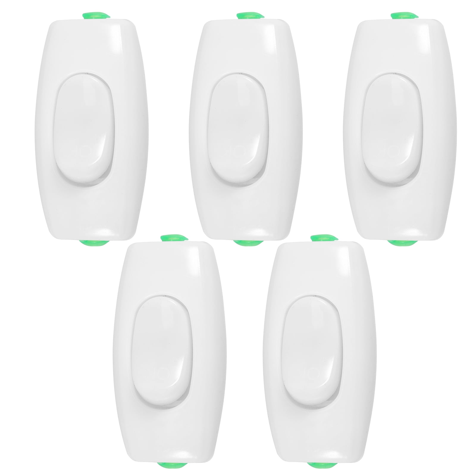 Whamvox 5set Light Switches Electrical Inline Cord Switch Replacement For Lighting Devices Home
