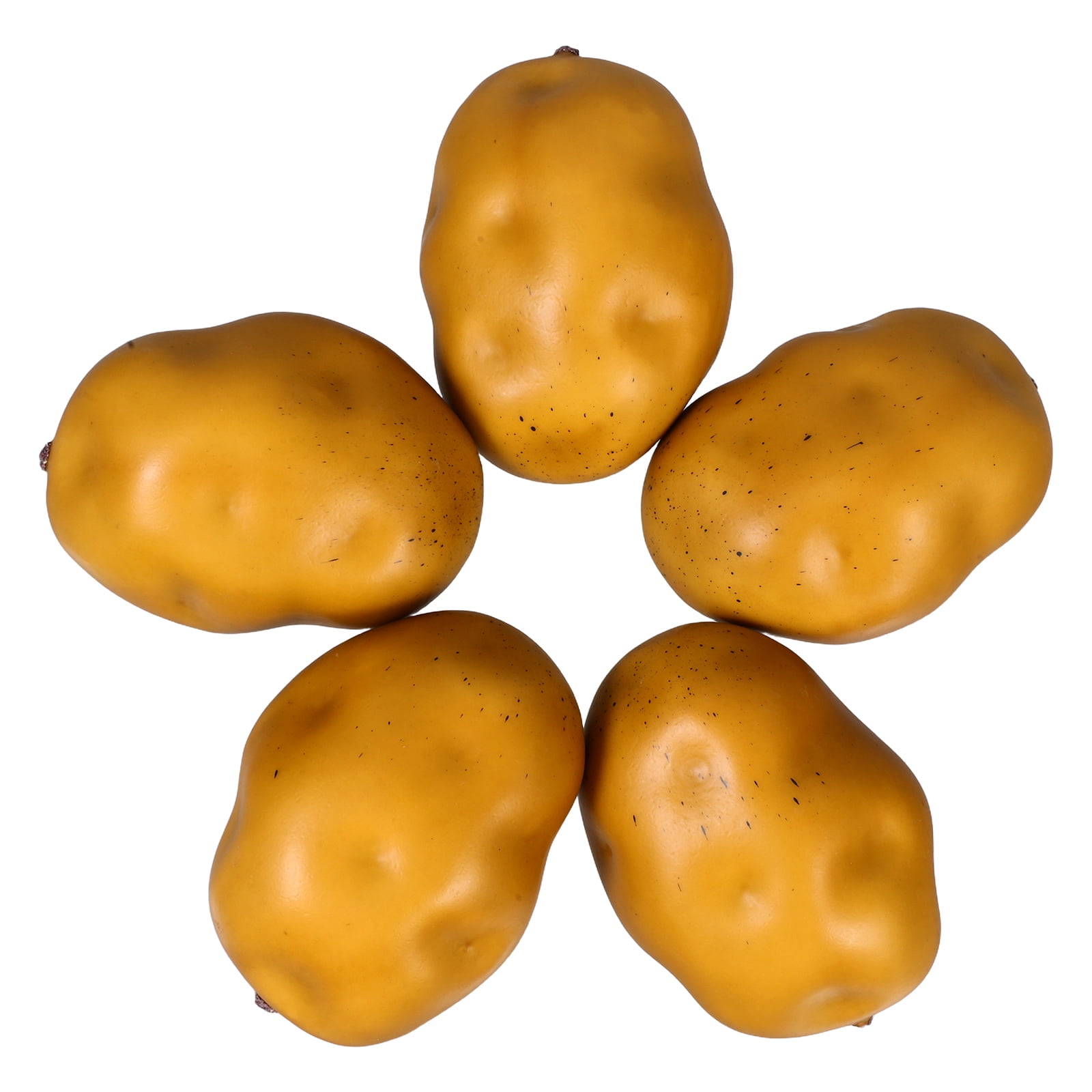 WHAMVOX 5pcs Lifelike Foam Potato Models Simulation Vegetable Realistic ...