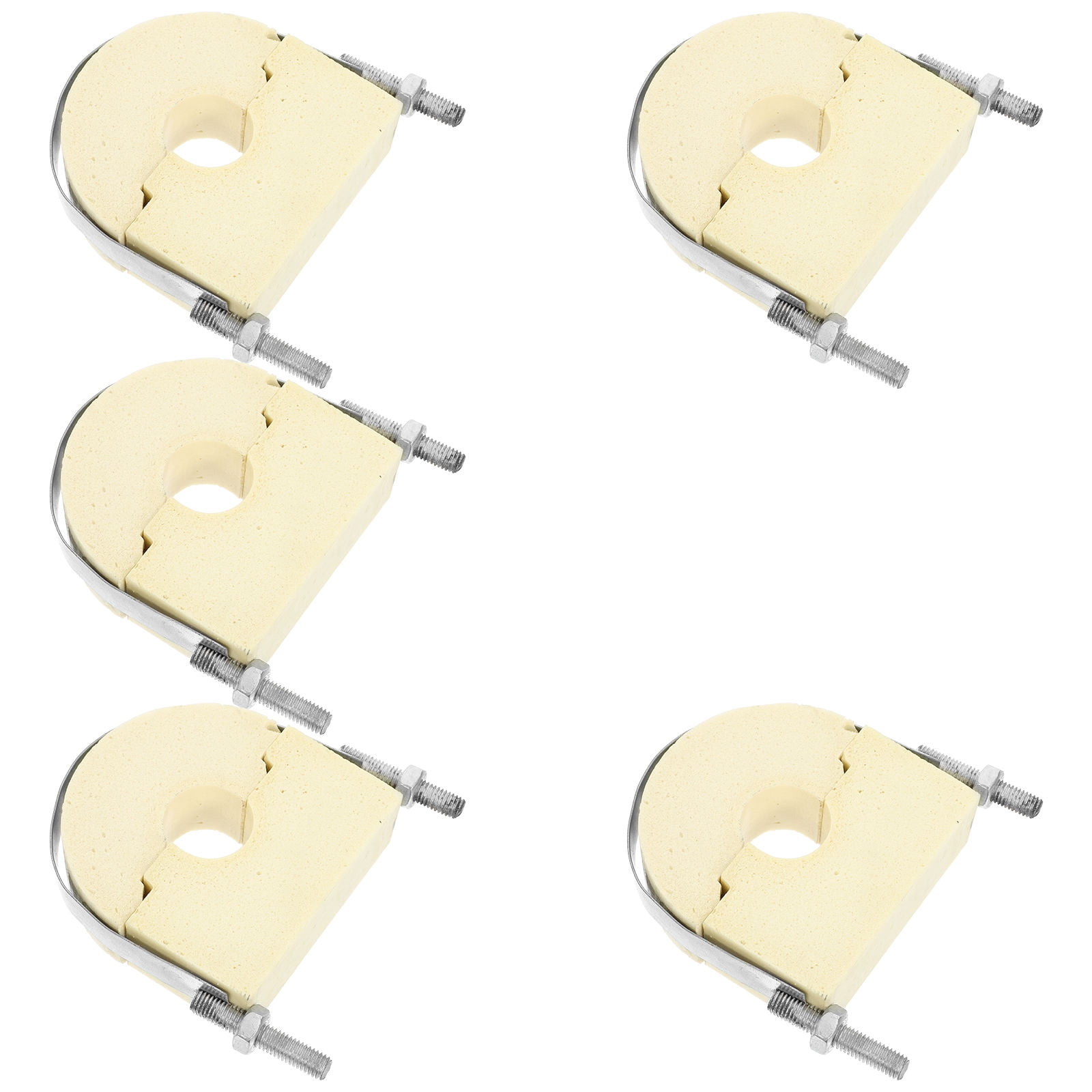 WHAMVOX 5pcs Pipe Strap Clamps Tubing Clamps Heavy Duty Pipe Strap ...