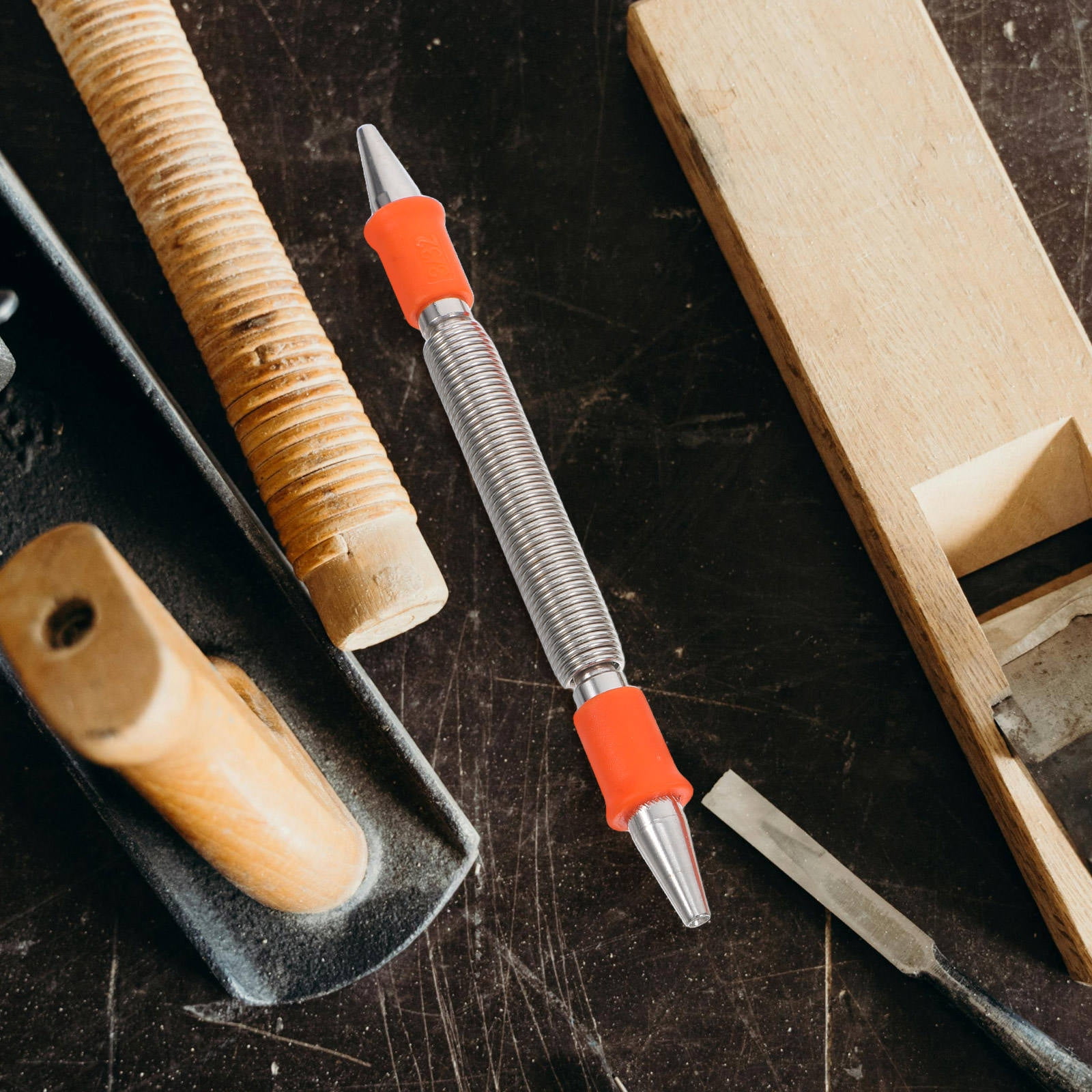 WHAMVOX 5pcs Spring Loaded Center Punch Tool Door Removal Cold Chisel ...