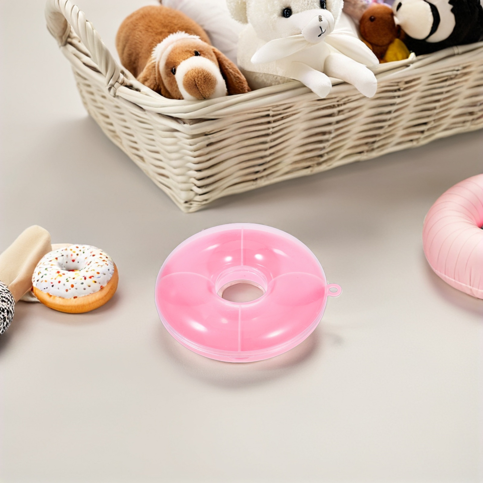 WHAMVOX 5pcs Translucent Storage Box for Kids Jewelry Organizer for ...