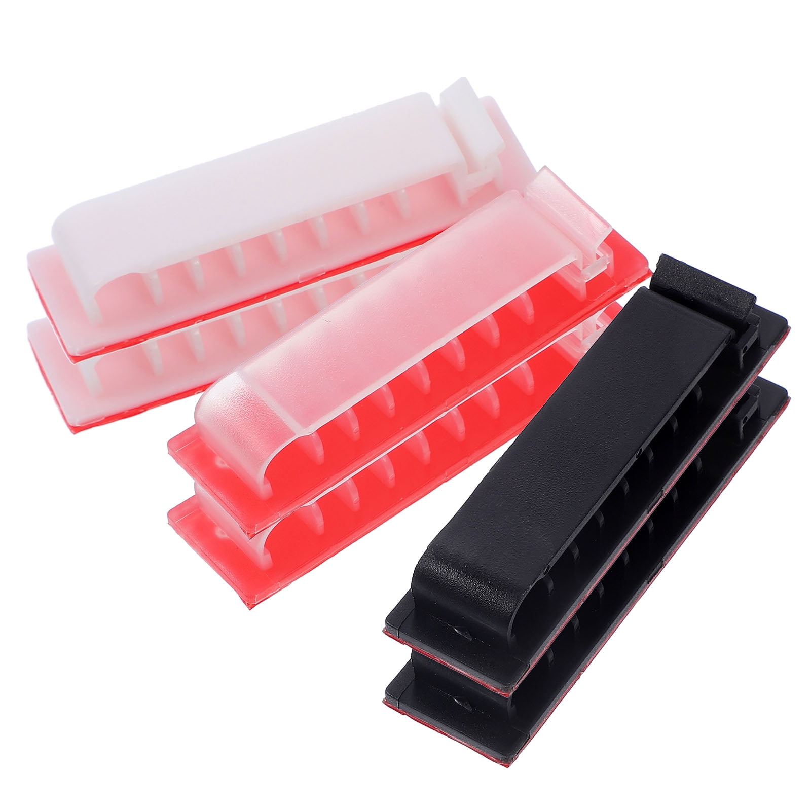 WHAMVOX 6 Pcs Adhesive Cable Holder Wire Mounting Clips Office ...