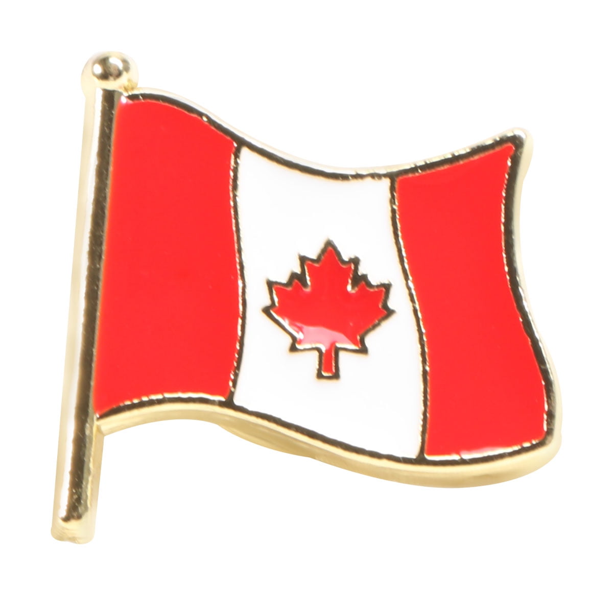 WHAMVOX 6 Pcs Canadian Maple Leaf Lapel Pin Canada Flag Small Travel ...