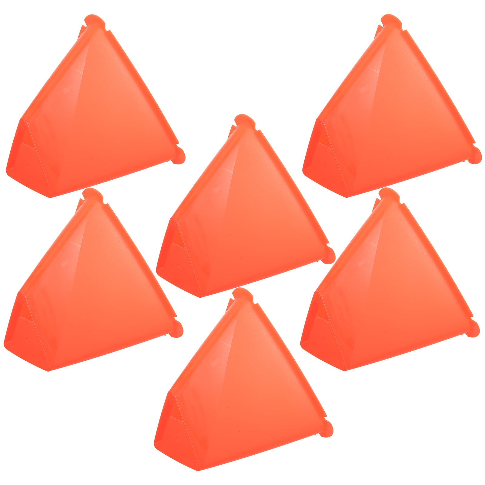 WHAMVOX 6 Pcs Football Train Obstacle Cone Agility Training Cones Work ...