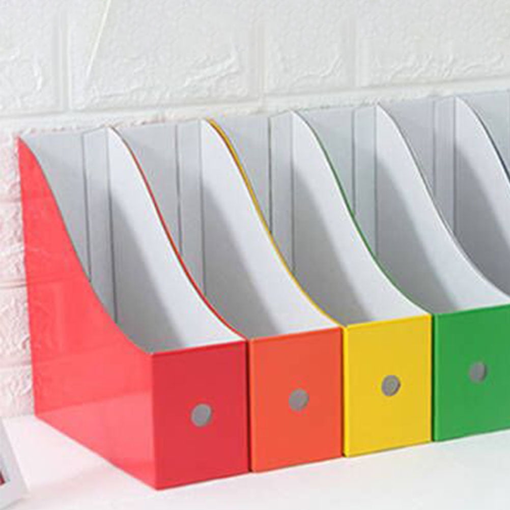 WHAMVOX 6 Pcs Organization Organizers Book Storage Rack Catalog Office ...