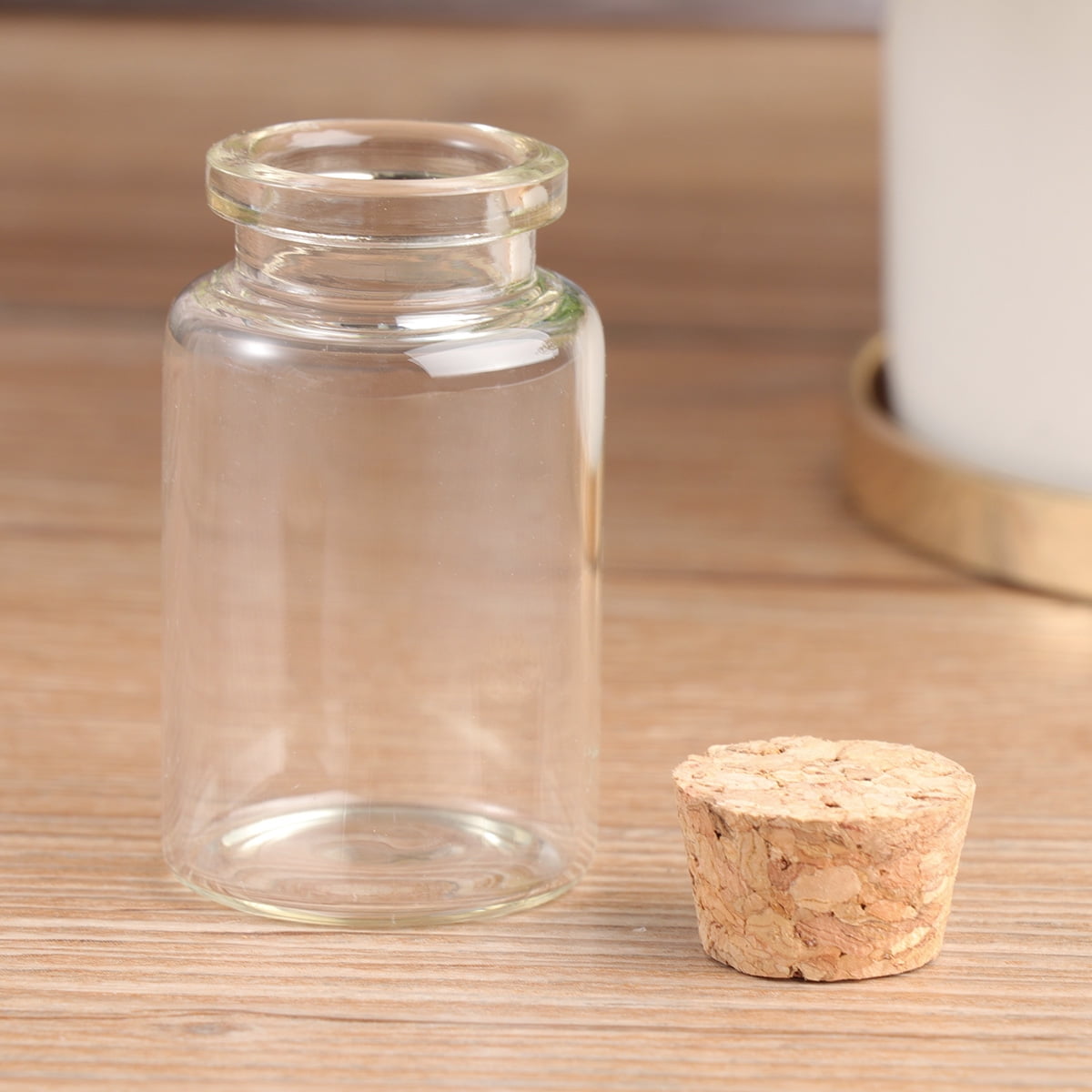 WHAMVOX 6 Pcs Sealed Canisters Glass Storage Jars Flask for Hot Drink ...