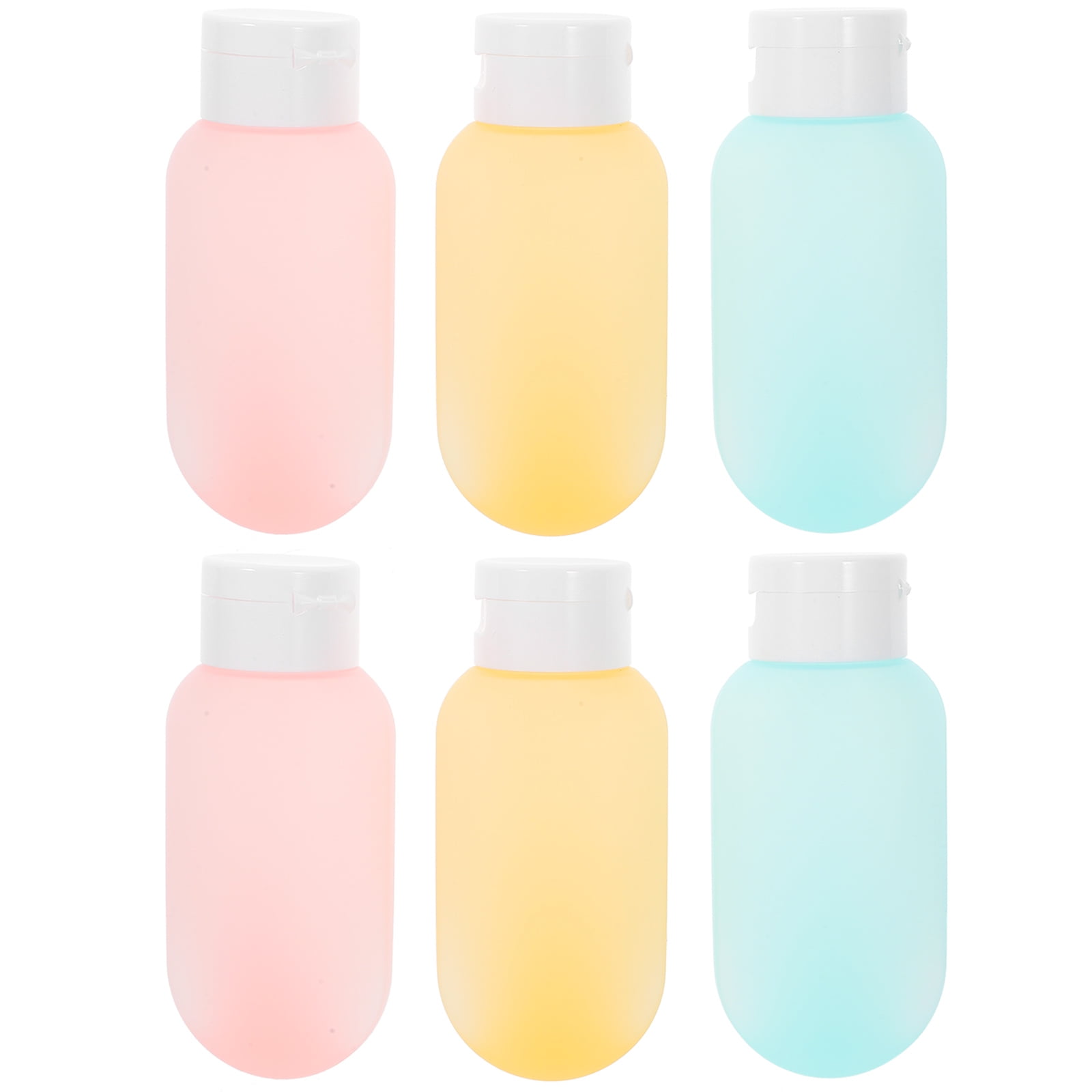 WHAMVOX 6 Pcs Small Travel Containers Bottle Shampoo Refillable Size ...