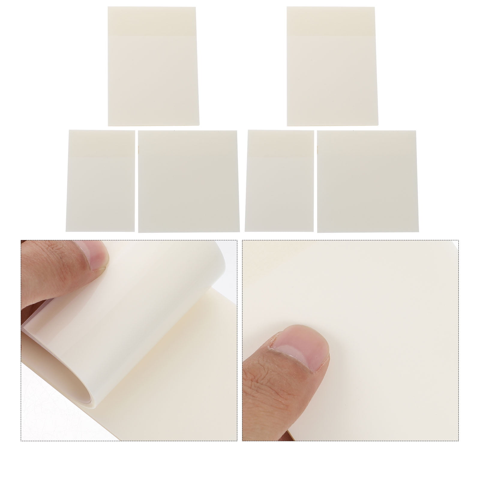 WHAMVOX 6 Pcs Transparent Waterproof Memo Stickers Office - Walmart.com