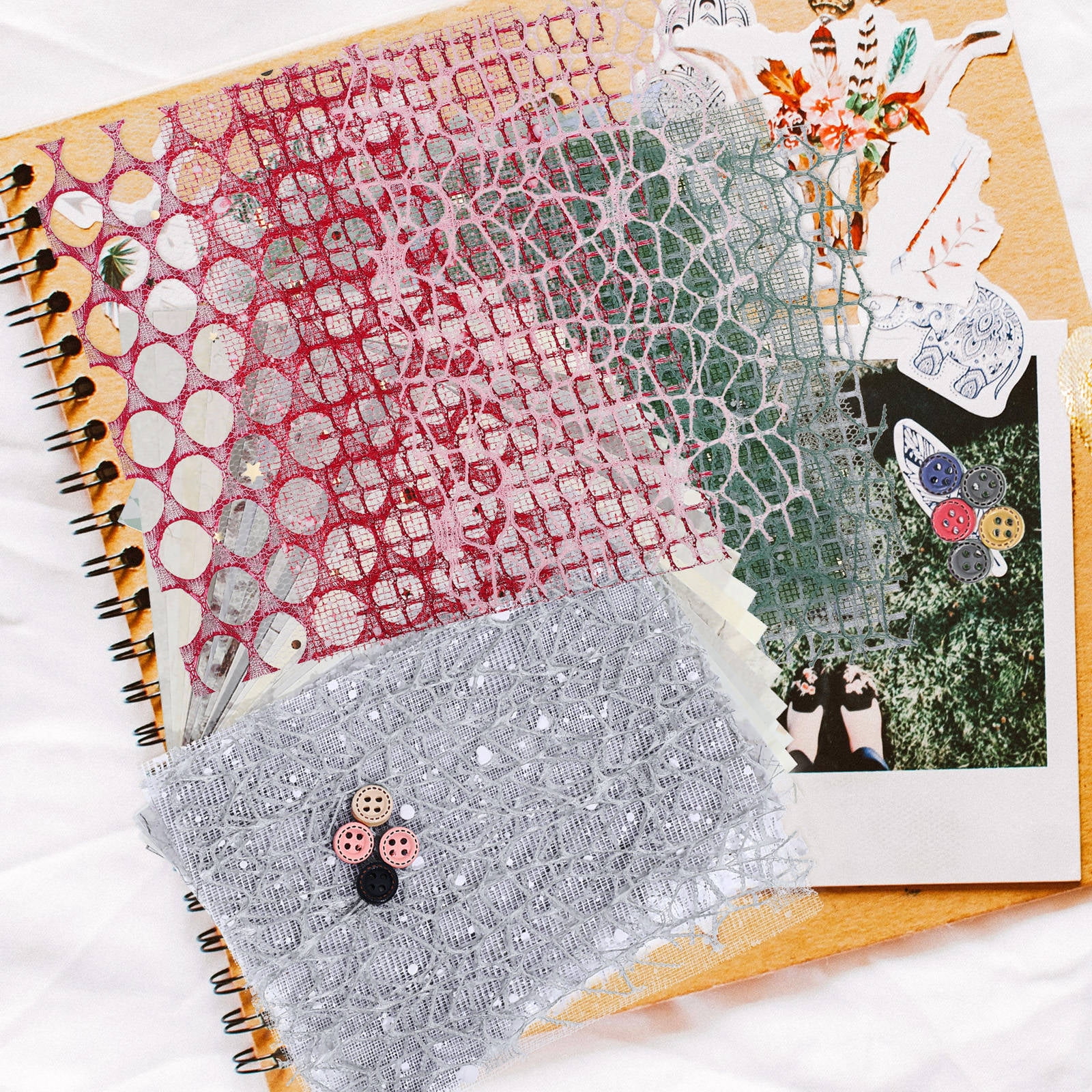 WHAMVOX 6 Sets Scrapbook Paper Scrapbook Supplies 14.00X10.00X1.00CM ...