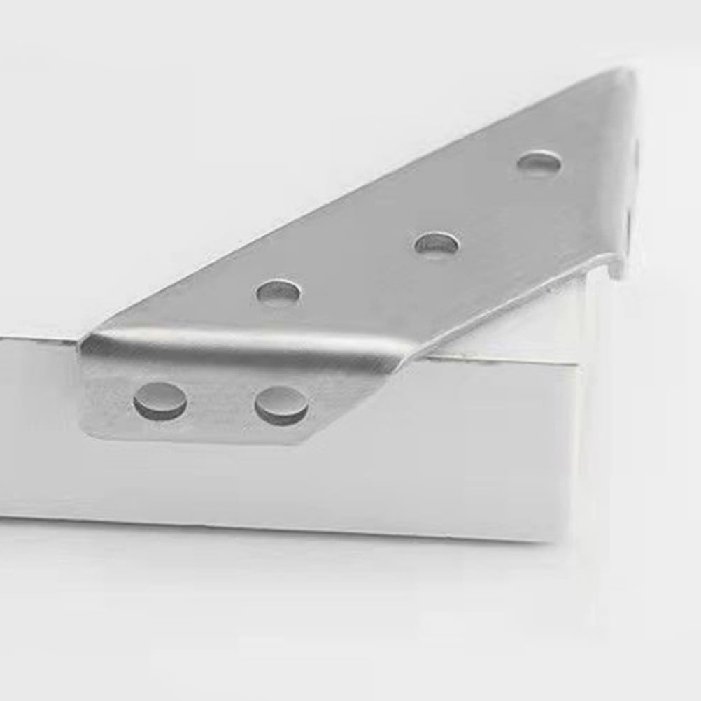 WHAMVOX 6 Sets Stainless Steel Corner Code Bracket Kitchen Cabinet ...