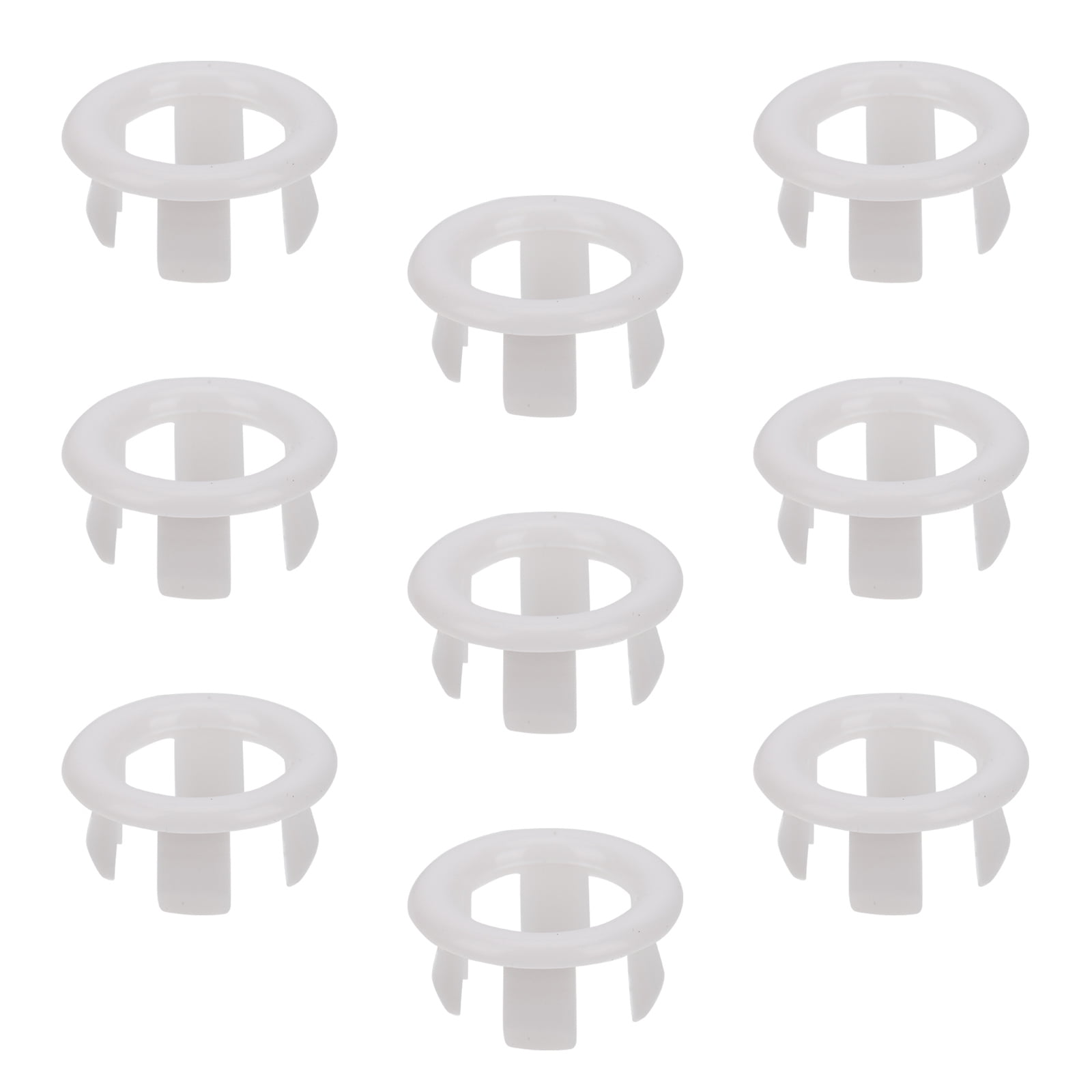 WHAMVOX 60 Pcs Overflow Slotted Hole Cover Rings for Wash Basin Simple ...