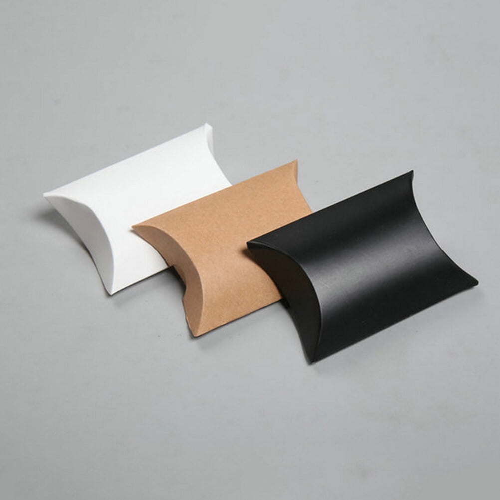 WHAMVOX 60 Pieces Light Brown Paper Candy Boxes with Rope for Gift ...