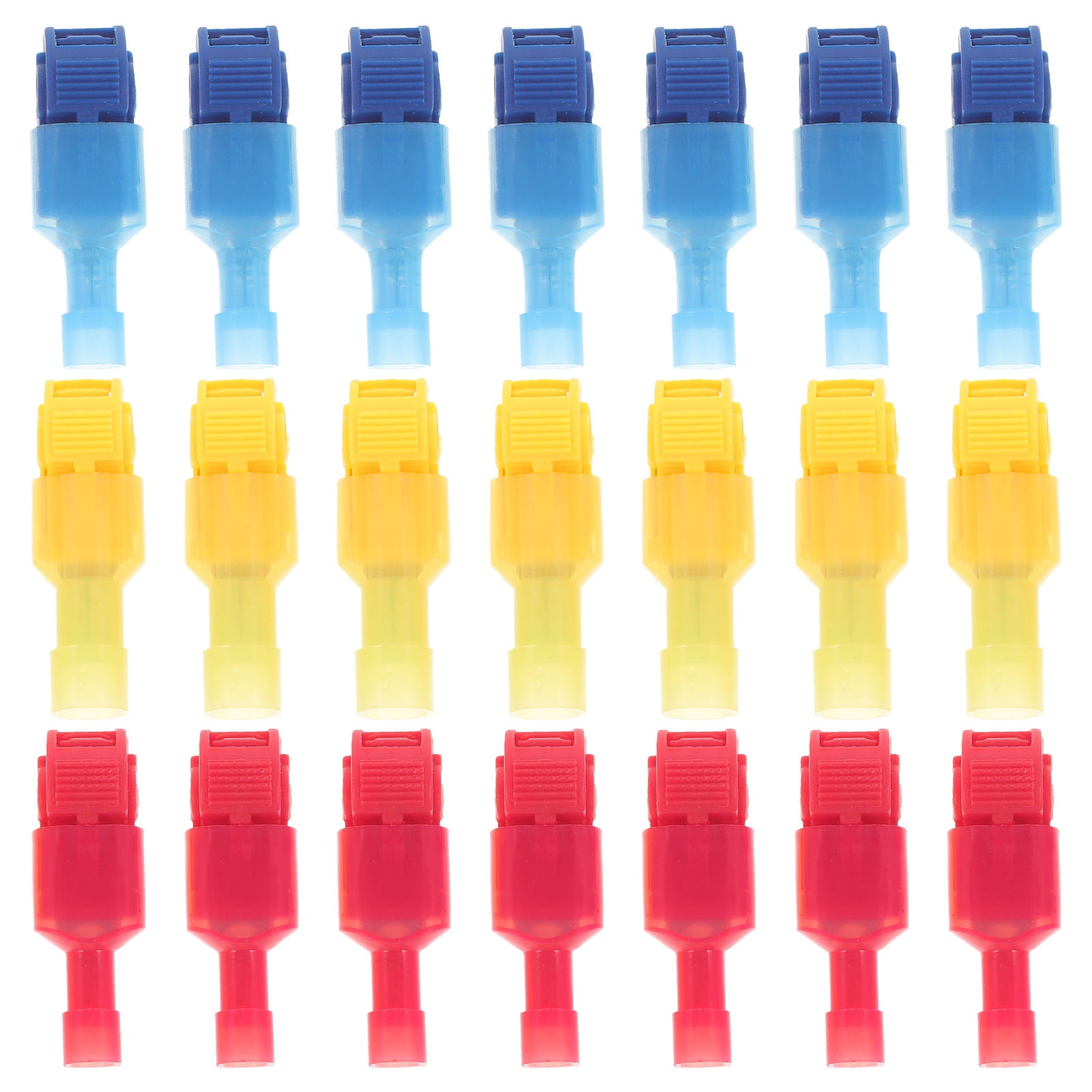 WHAMVOX 60 Sets of T-tap Wire Terminals Wire Tap Connectors Male Quick ...
