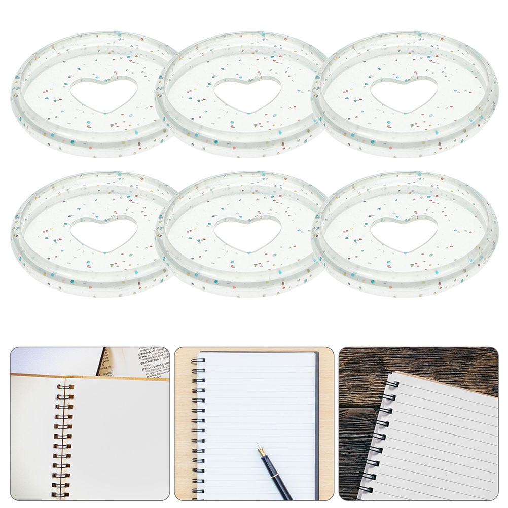 WHAMVOX 60pcs Binder Discs Notebook Binding Discs Planners Binding ...