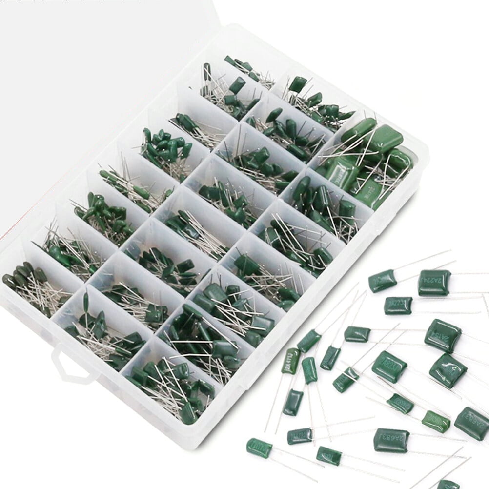 WHAMVOX 660 Pcs Capacitor Resistance Box High Stability Capacitors ...