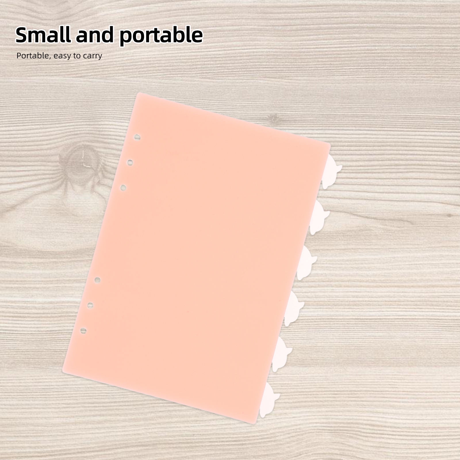 WHAMVOX 6PCS Aesthetic Binder Dividers with Tabs A5 Size Plastic ...