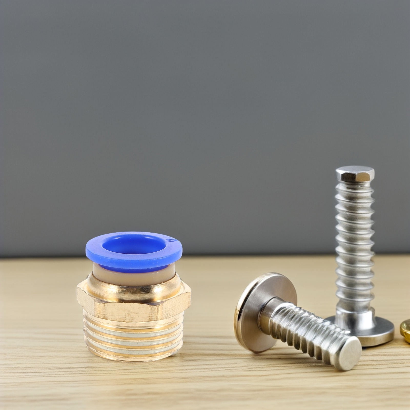 WHAMVOX 6PCS Air Hose Adapters Pneumatic Quick Connectors with Copper ...