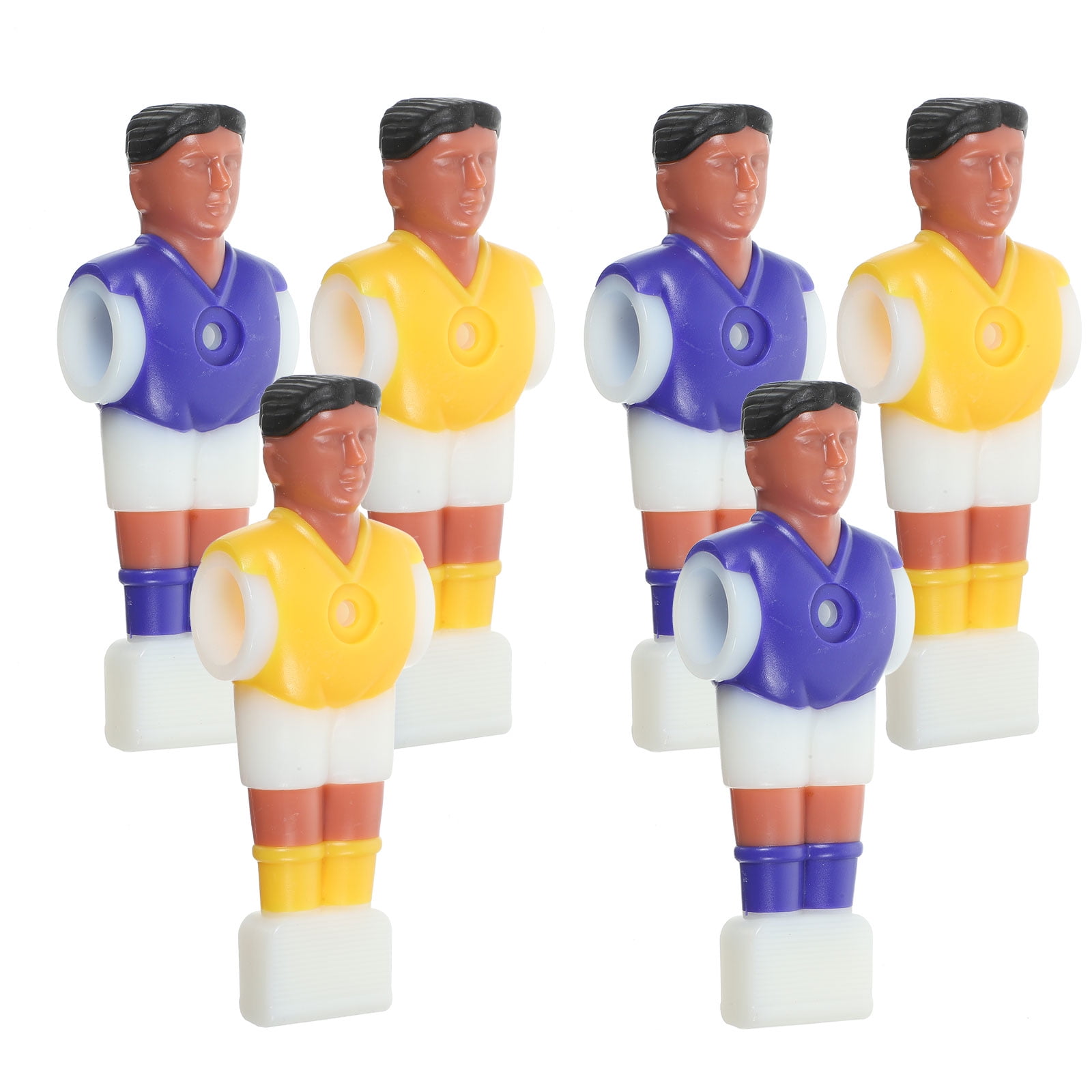 WHAMVOX 6PCS Rod Soccer Foosball Table Football Man Plastic Soccer ...