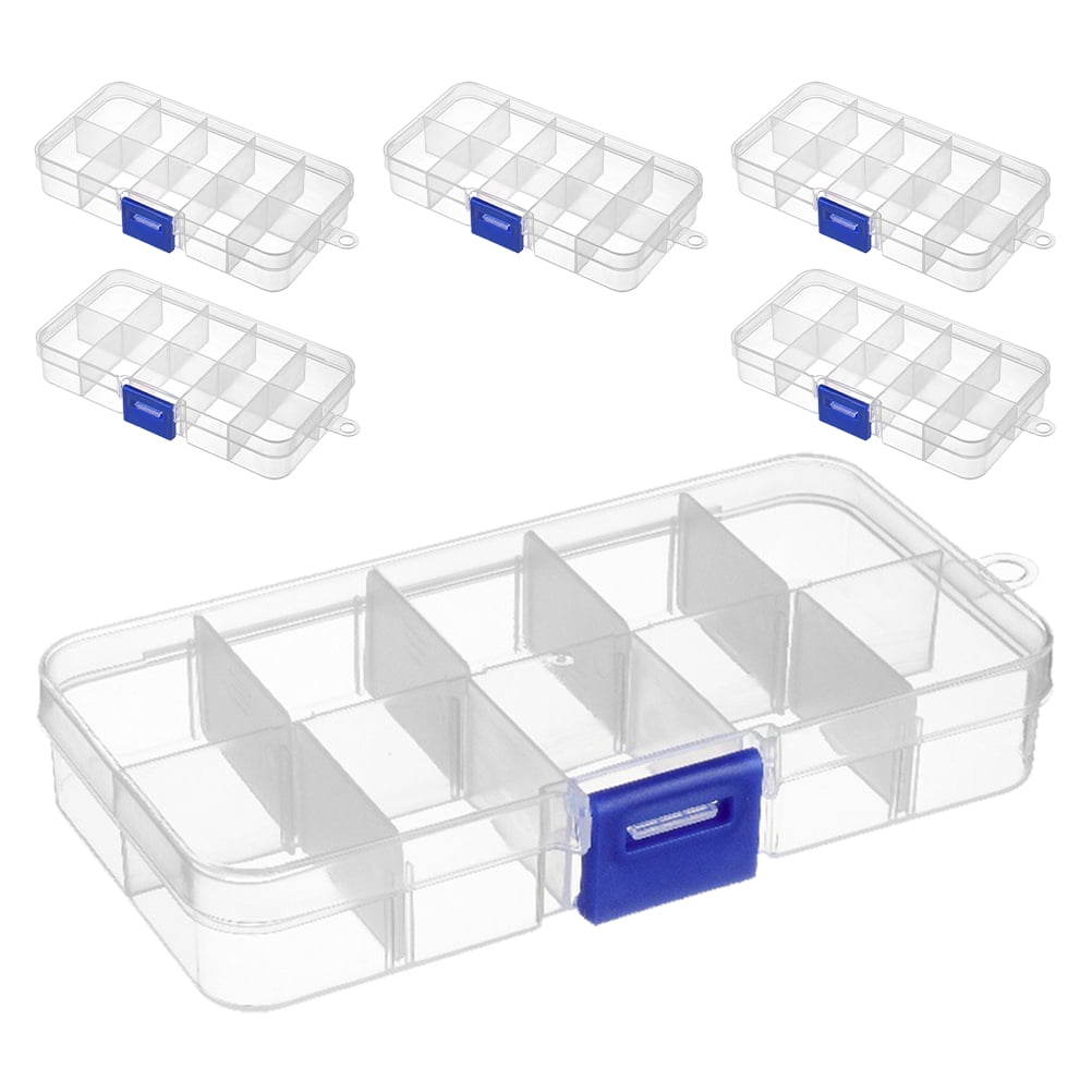 WHAMVOX 6Pcs Adjustable Compartments Organizer Box for and Hobbyists ...