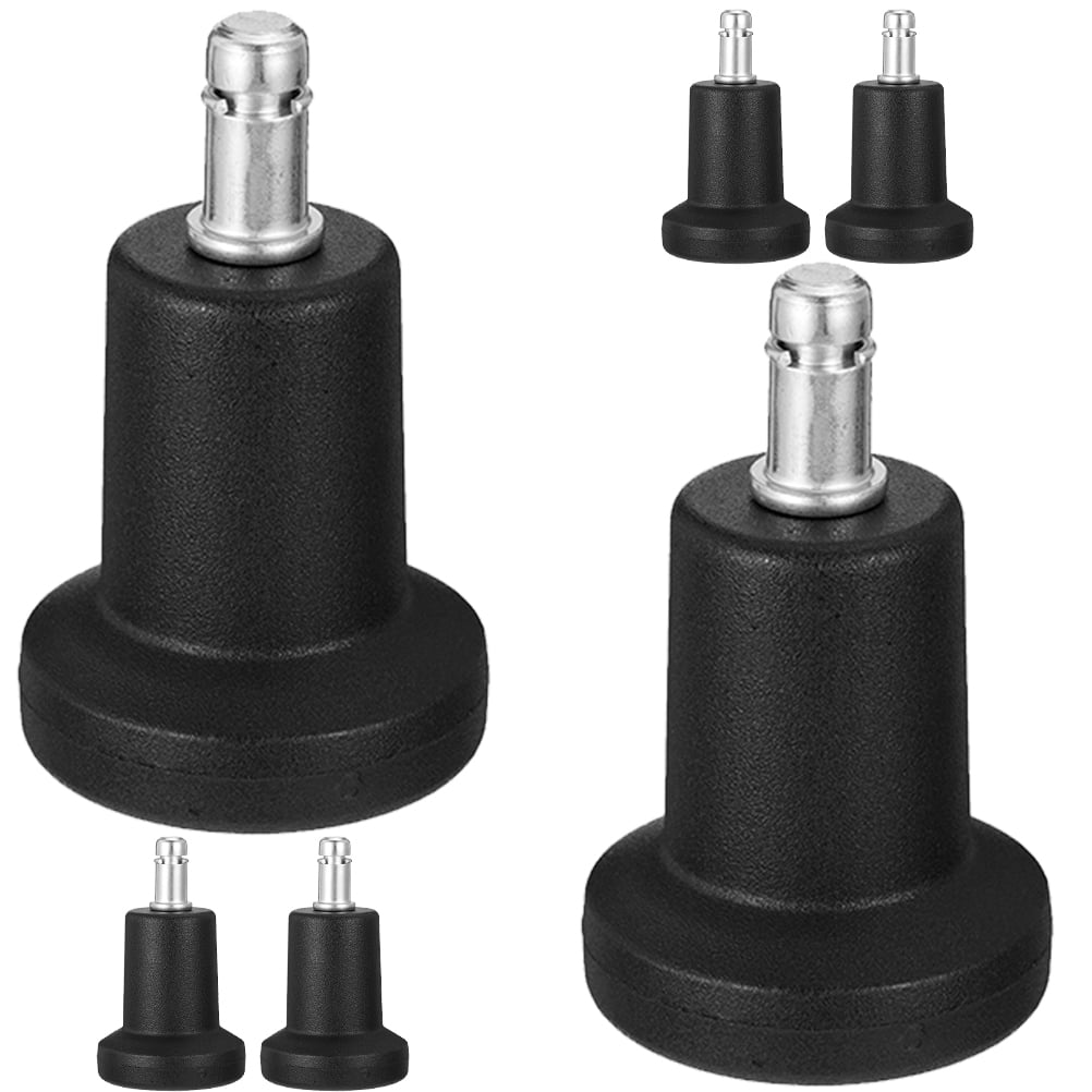 WHAMVOX 6Pcs Plug-In Wheels Casters Chair Casters Wear-resist Fixed ...