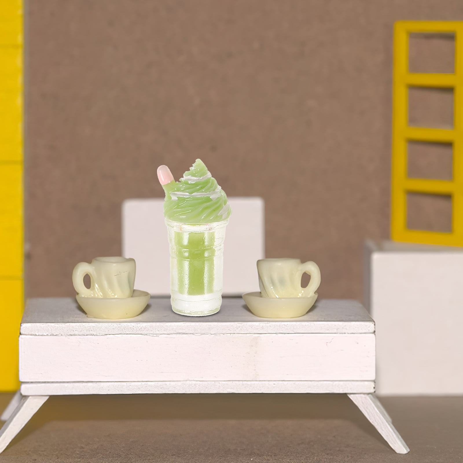 WHAMVOX 6Set Miniature Coffee Cup Assorted Color Realistic Appearance ...