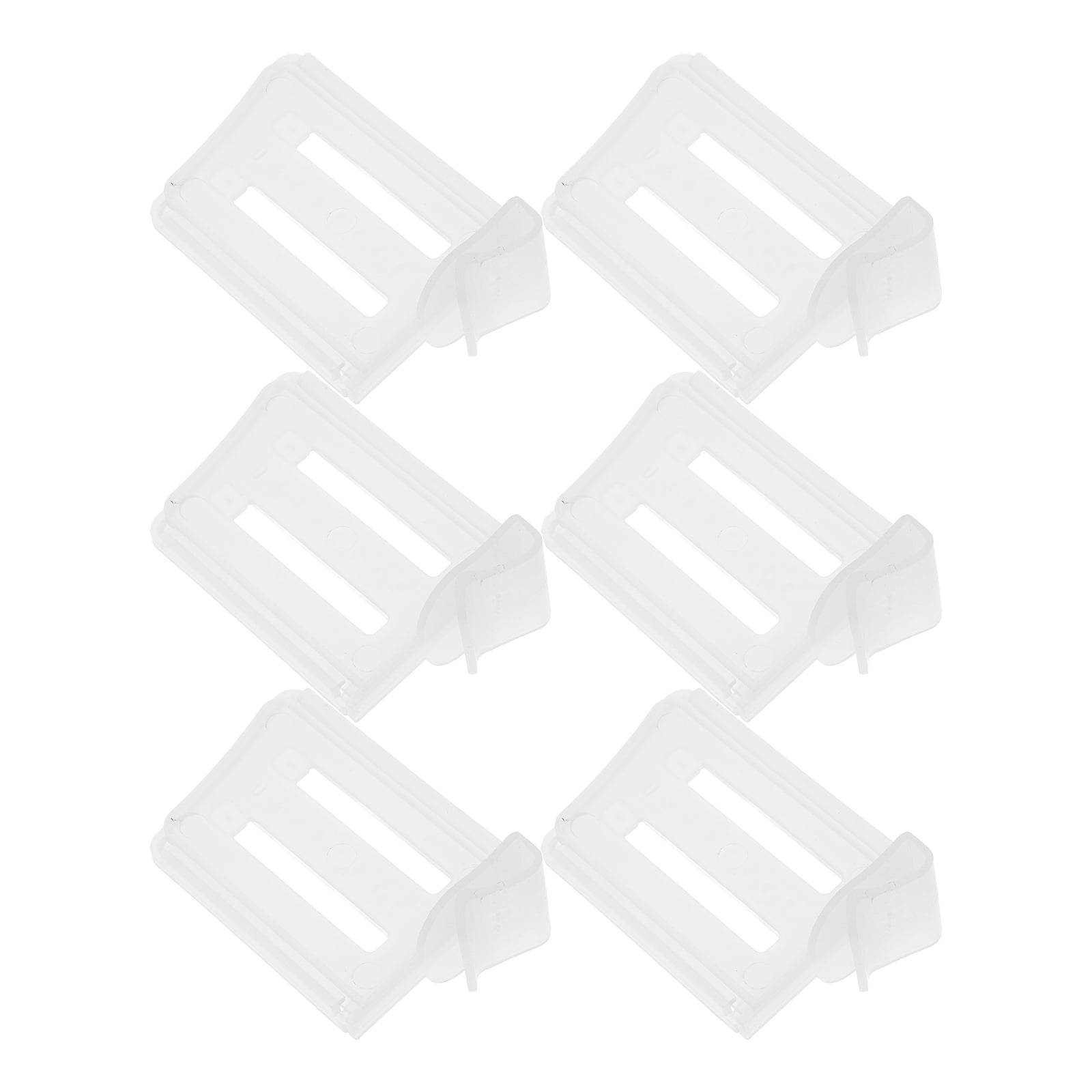 WHAMVOX 6pcs Adjustable Clear Fridge Divider Set Retractable ...