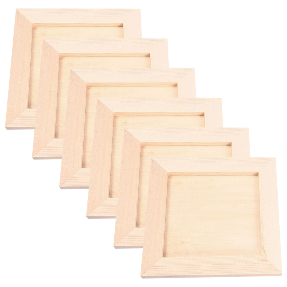 WHAMVOX Creative Wood Picture Frame Kit for Kids Craft Projects and Art ...