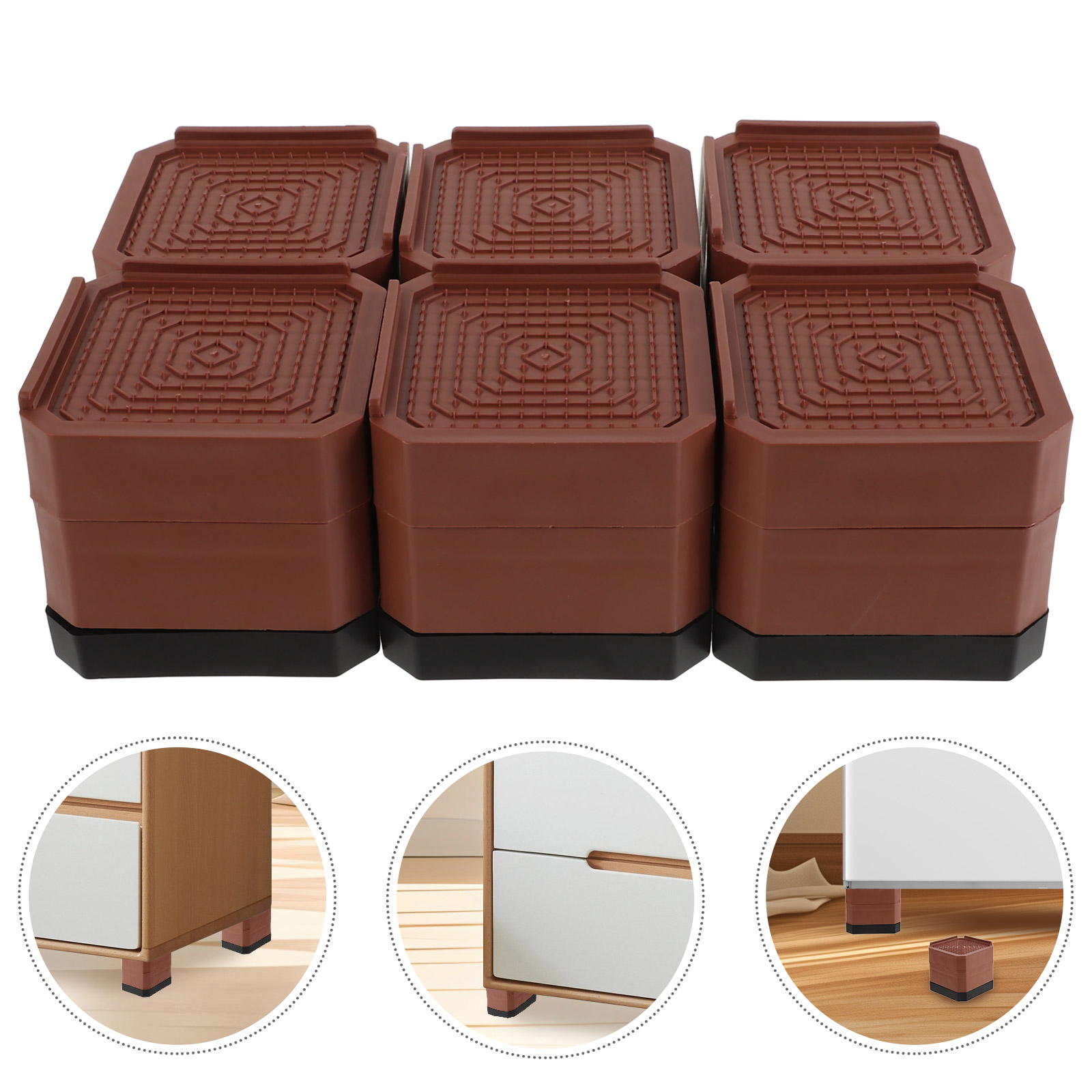 WHAMVOX 6pcs Drum Washing Machine Support Feet Floor Protectors For ...