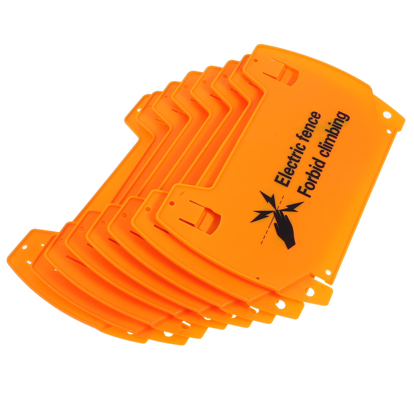 WHAMVOX 6pcs Electric Fence Safety Signs High Voltage Caution Labels ...