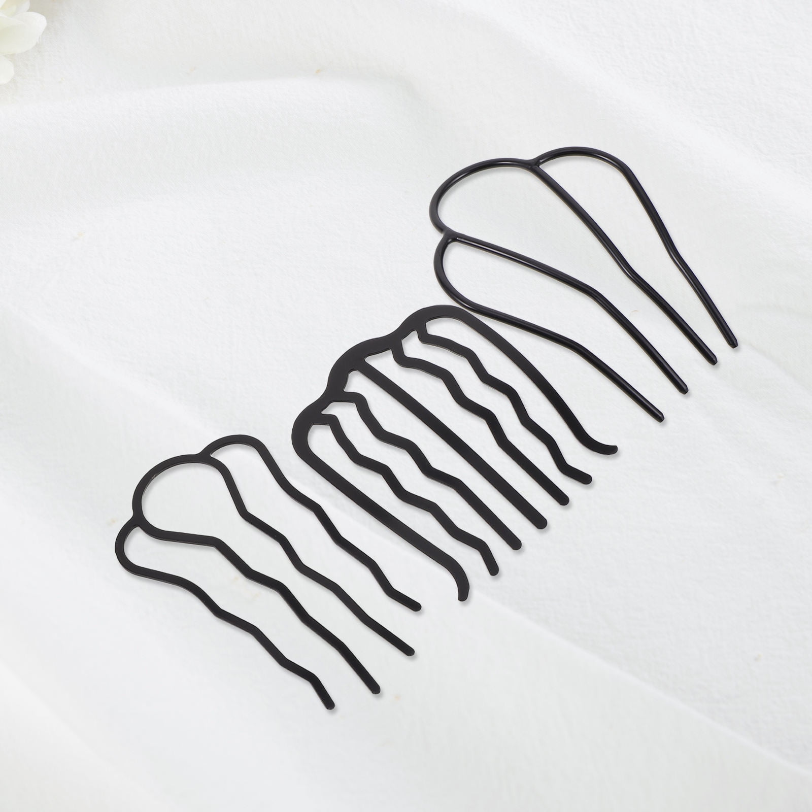 WHAMVOX 6pcs Hair Side Combs Hair Fork Clips Hair Pins Combs French ...