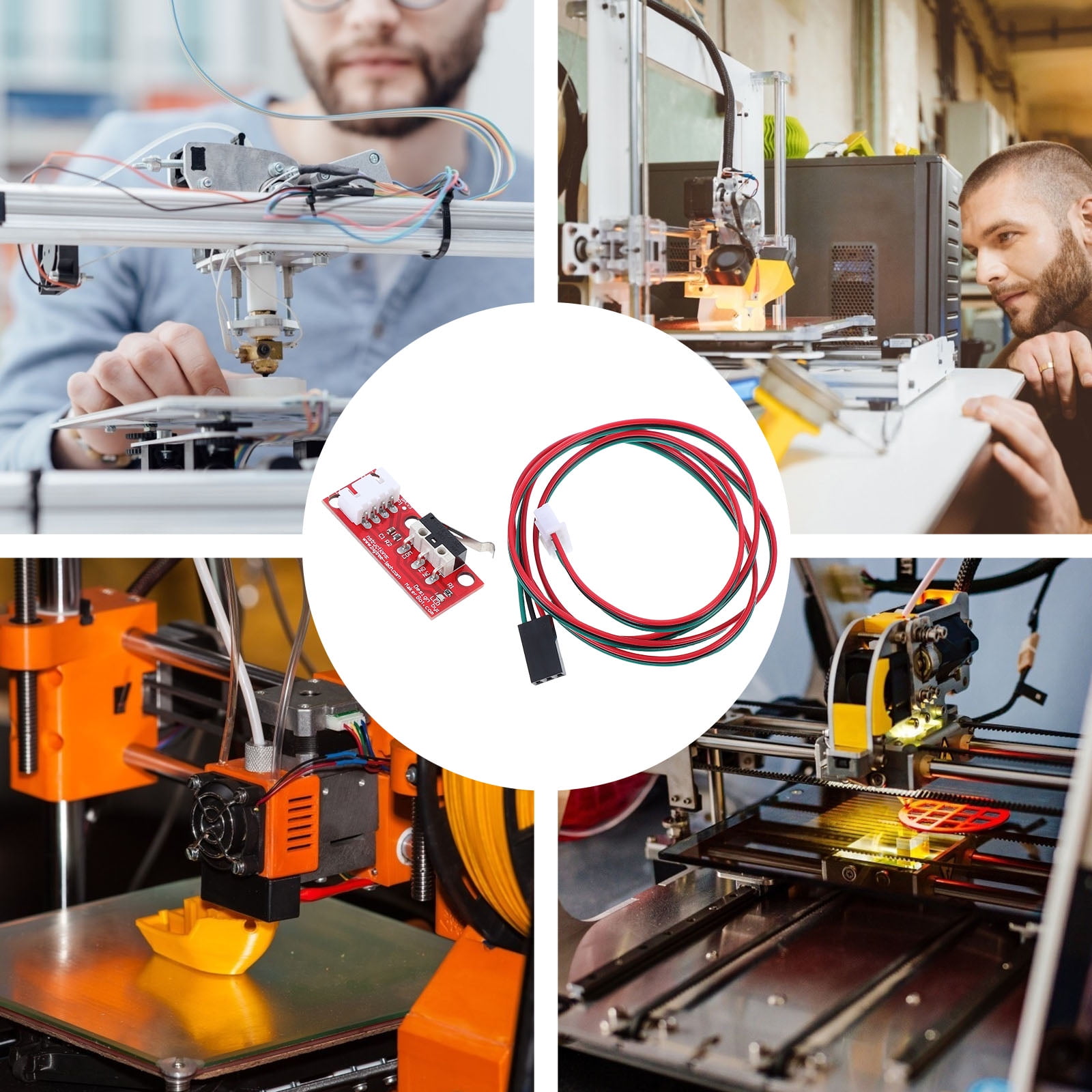 WHAMVOX 6pcs Mechanical Limit Optical Switch Endstop Switch Printer ...