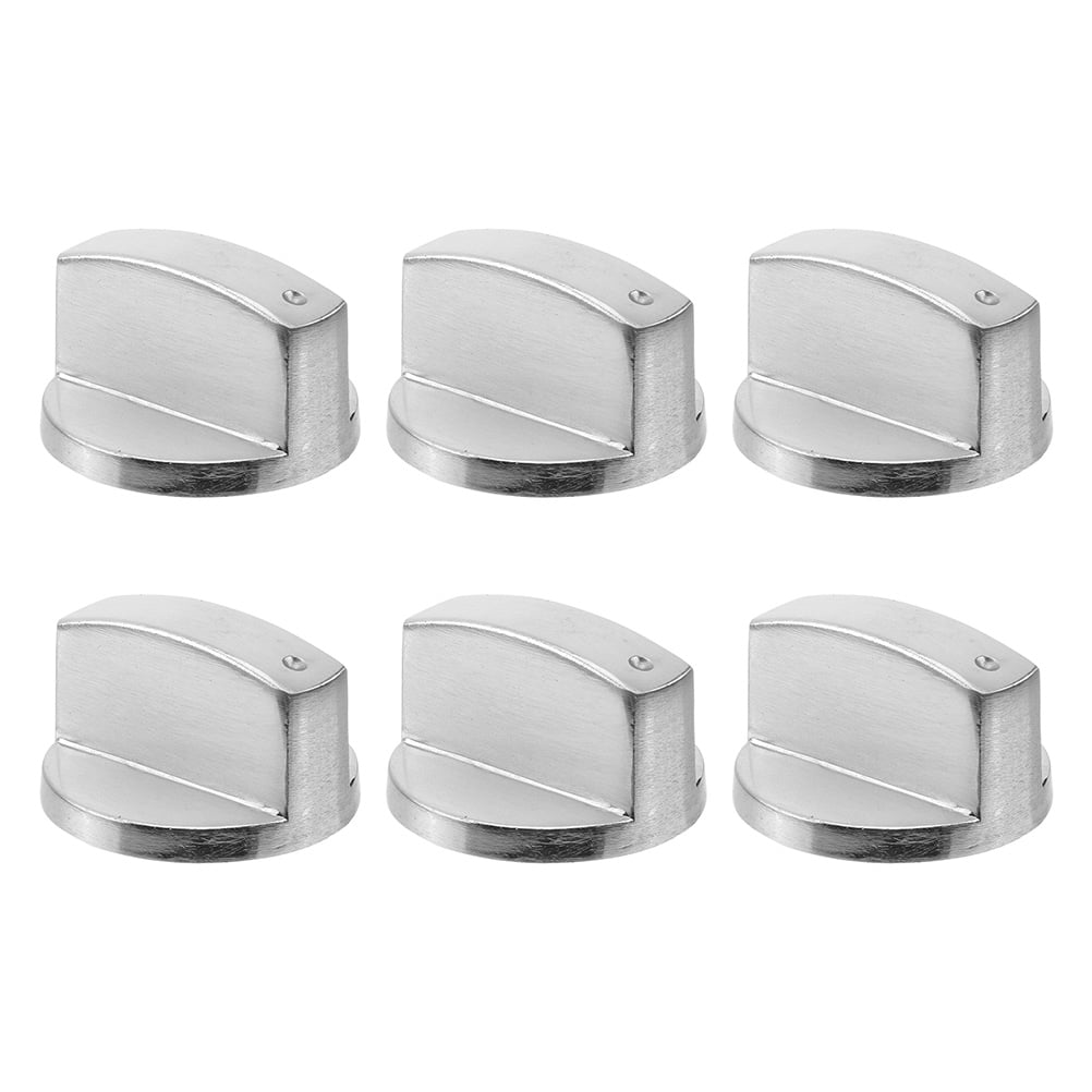 WHAMVOX 6pcs Metal Gas Stove Knobs Stove Control Replacement Knobs Gas ...