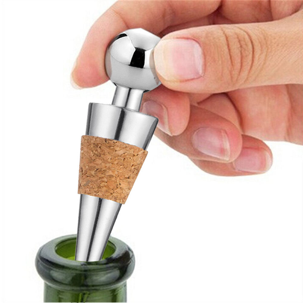 WHAMVOX 6pcs Modern Red Wine Stoppers Practical Bottle Sealer for Home ...