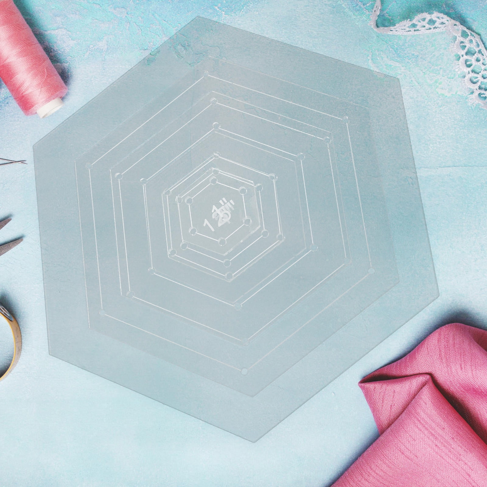 WHAMVOX 6pcs Quilting Stencil Quilting Template Sewing Patchwork Quilt ...