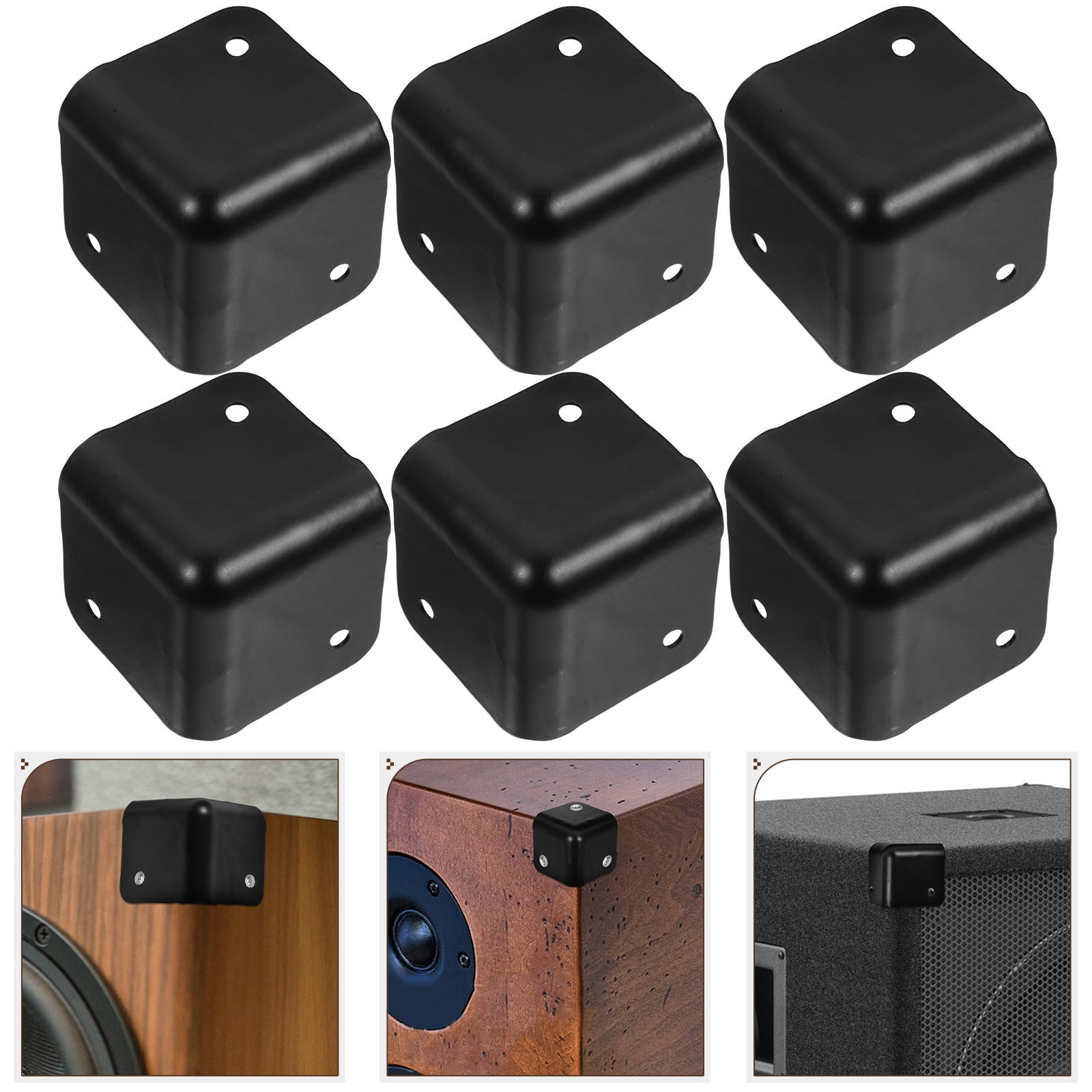 WHAMVOX 6pcs Sound Box Metal Protection Corner Speaker Collision ...