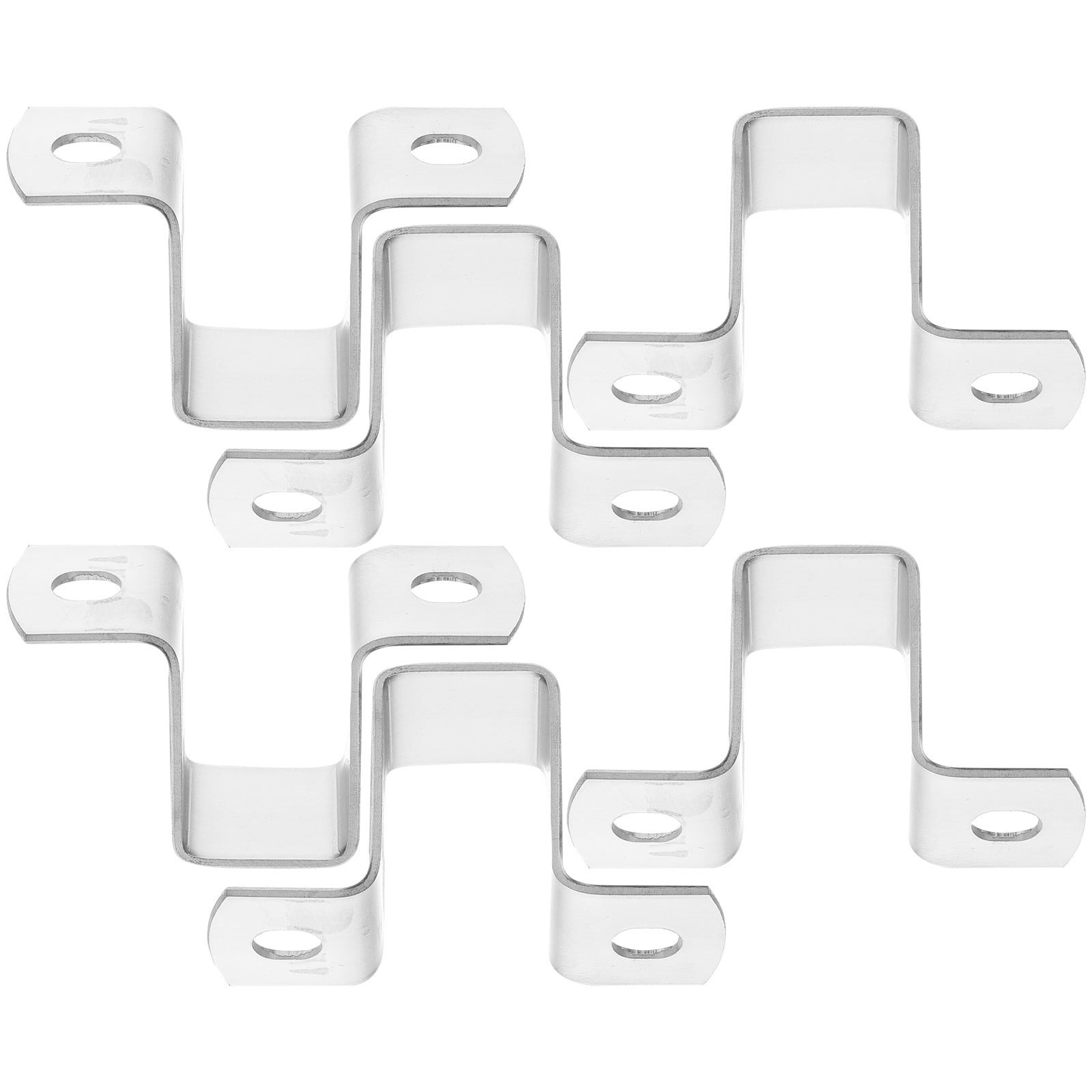 WHAMVOX 6pcs U-shaped Stainless Steel Square Tubing Clamps for Pipe ...