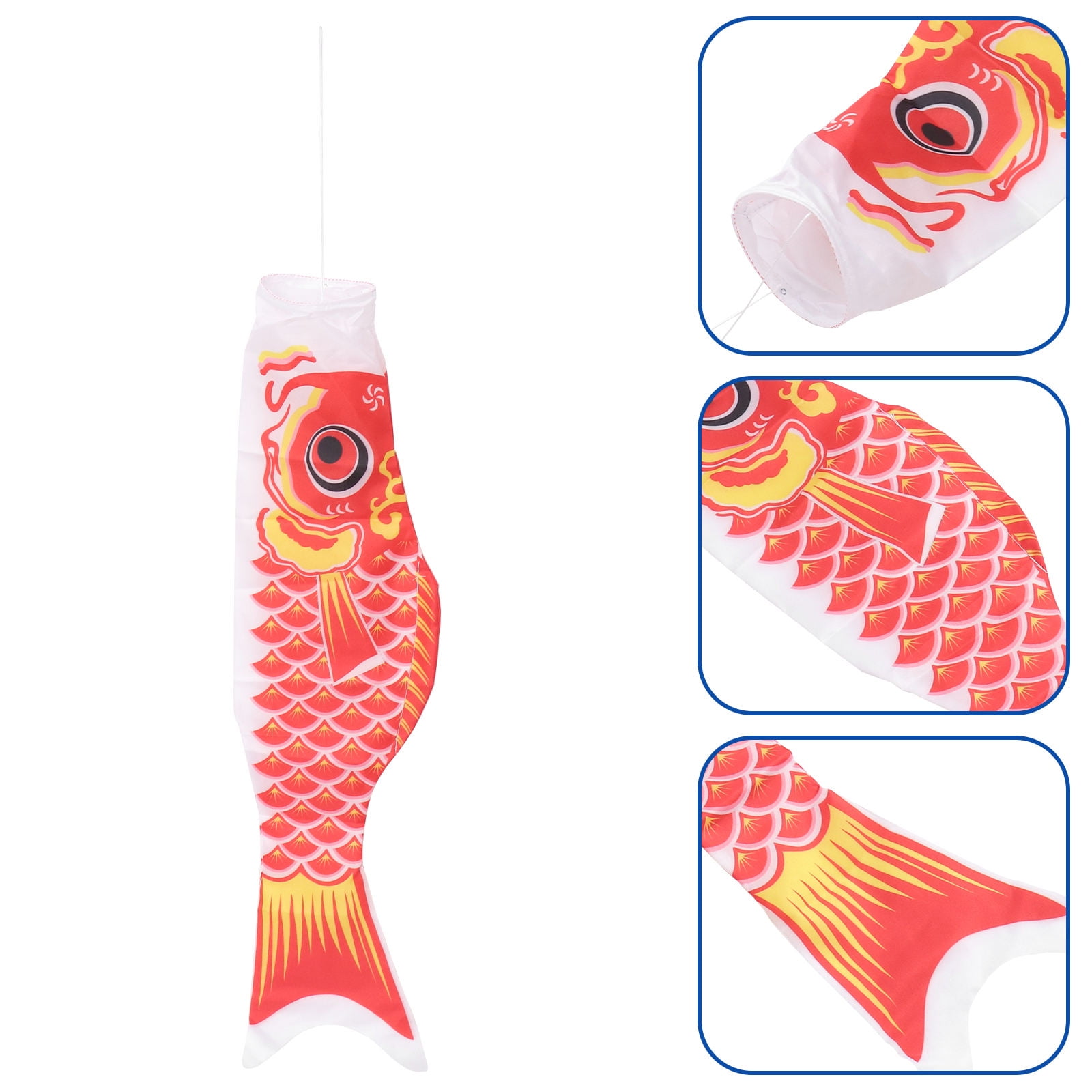 WHAMVOX 70 Cm Japanese Carp Flag Koinobori Decorations Wind Socks ...