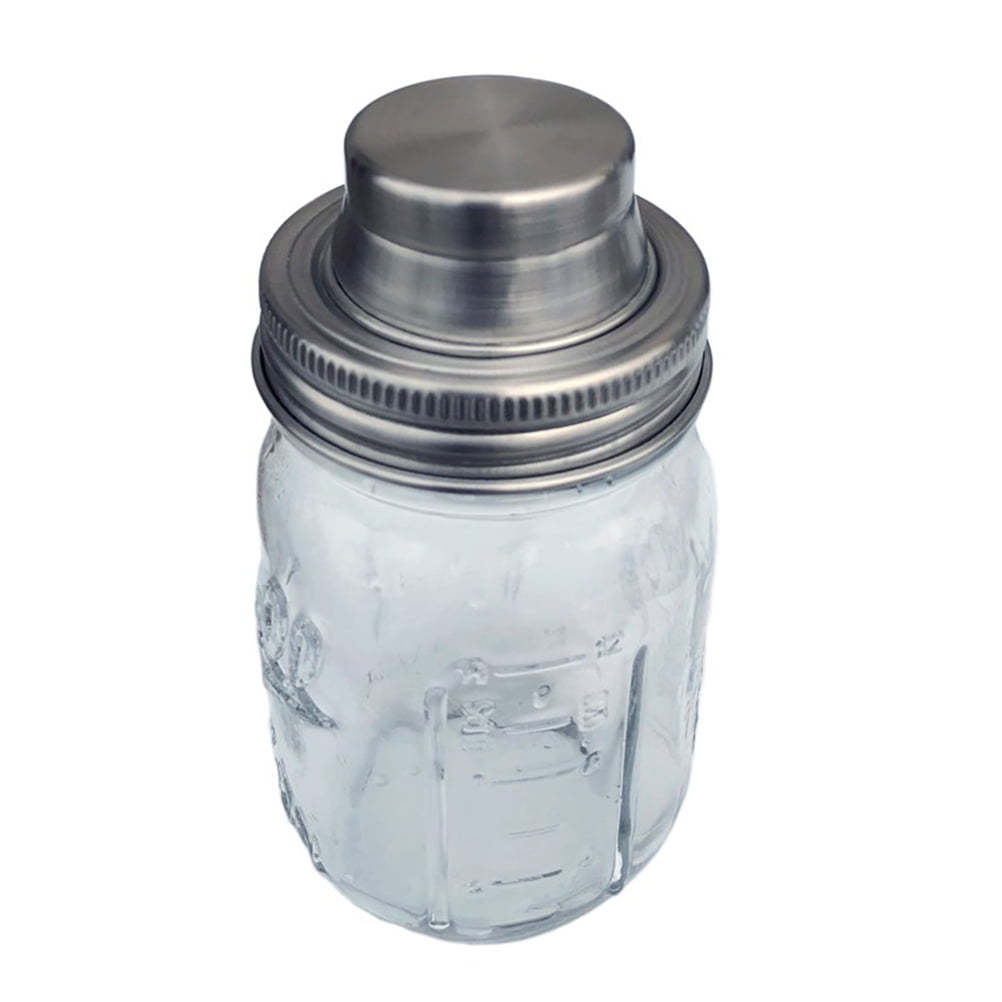 WHAMVOX 70MM Shaker Lids Sealing Stainless Steel Caps Leakproof Jar ...