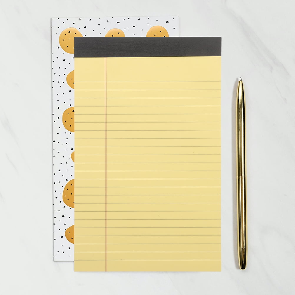 WHAMVOX 8 Books Small Legal Pads Tear off to Do Notepad Student Yellow ...